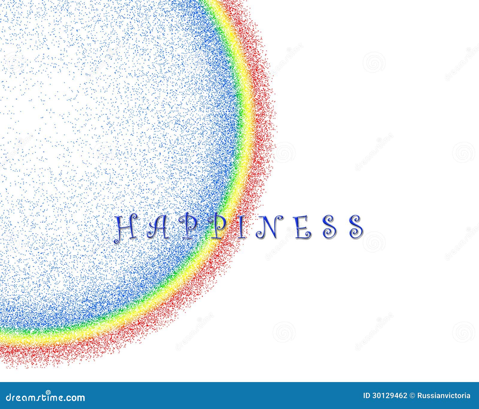 Happiness Rainbow Clip Art stock illustration. Illustration of yellow ...