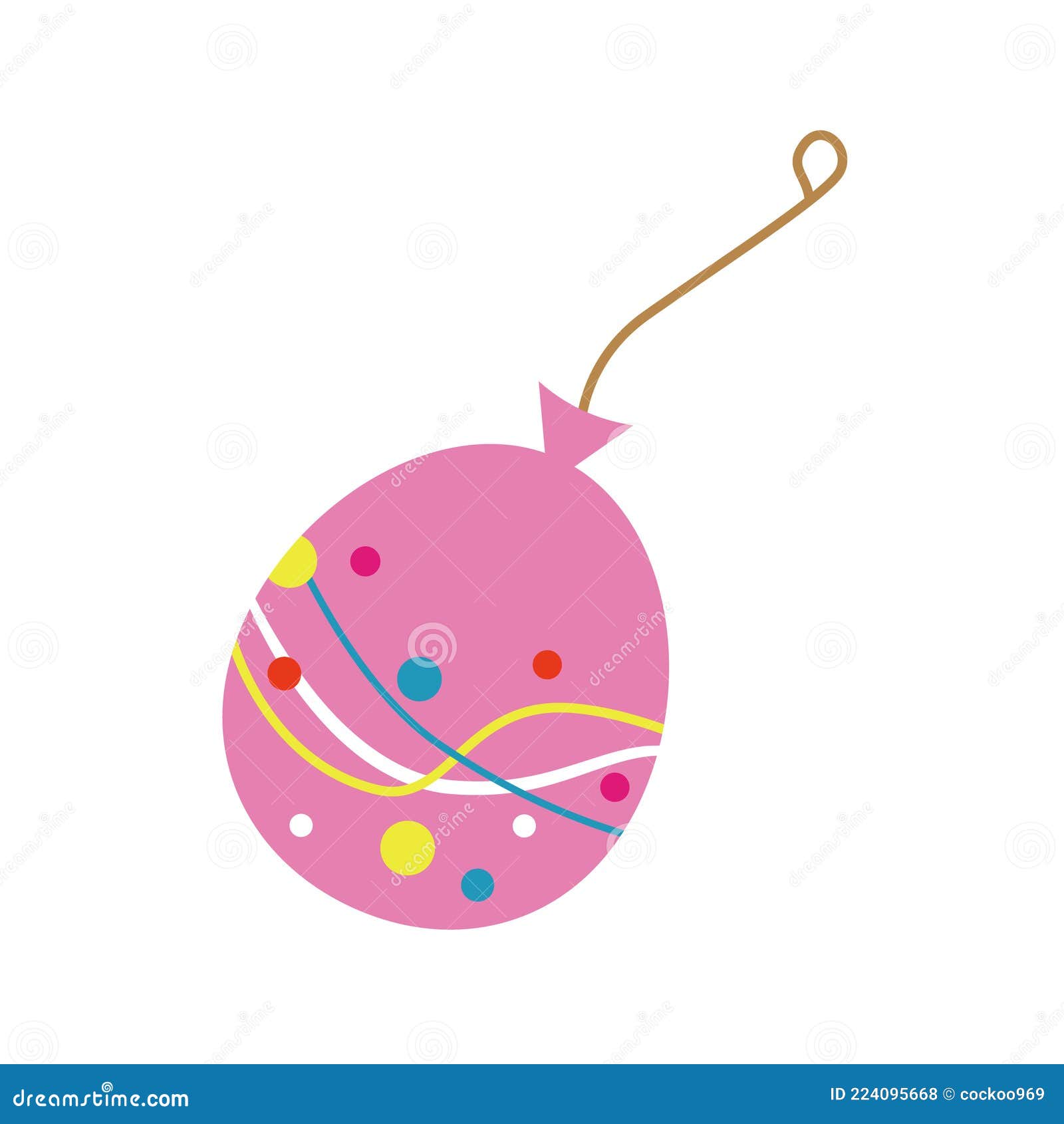 Clip art of water balloon stock vector. Illustration of vector - 224095668