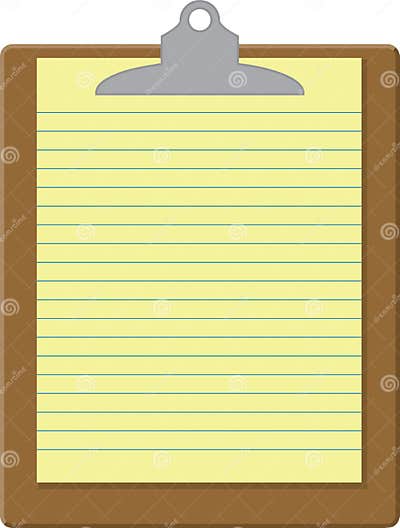 Clip Board stock vector. Illustration of presentation - 13841785