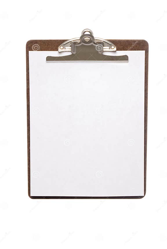 Clip board stock photo. Image of paper, clipboard, message - 5221290