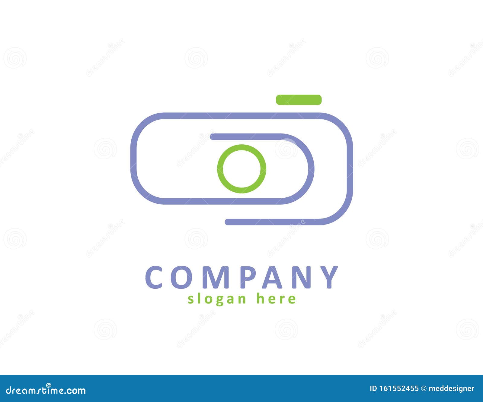 Clip Camera Logo Idea Icon Design Stock Vector. Cam Paper Clips Logo ...