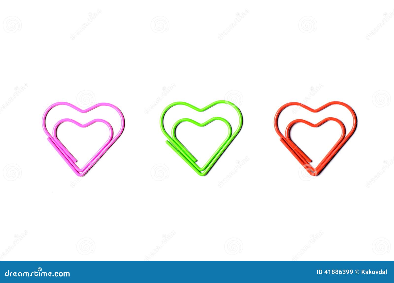 Clip De Papel En Forma De Corazón Imagen de archivo - Imagen de ...