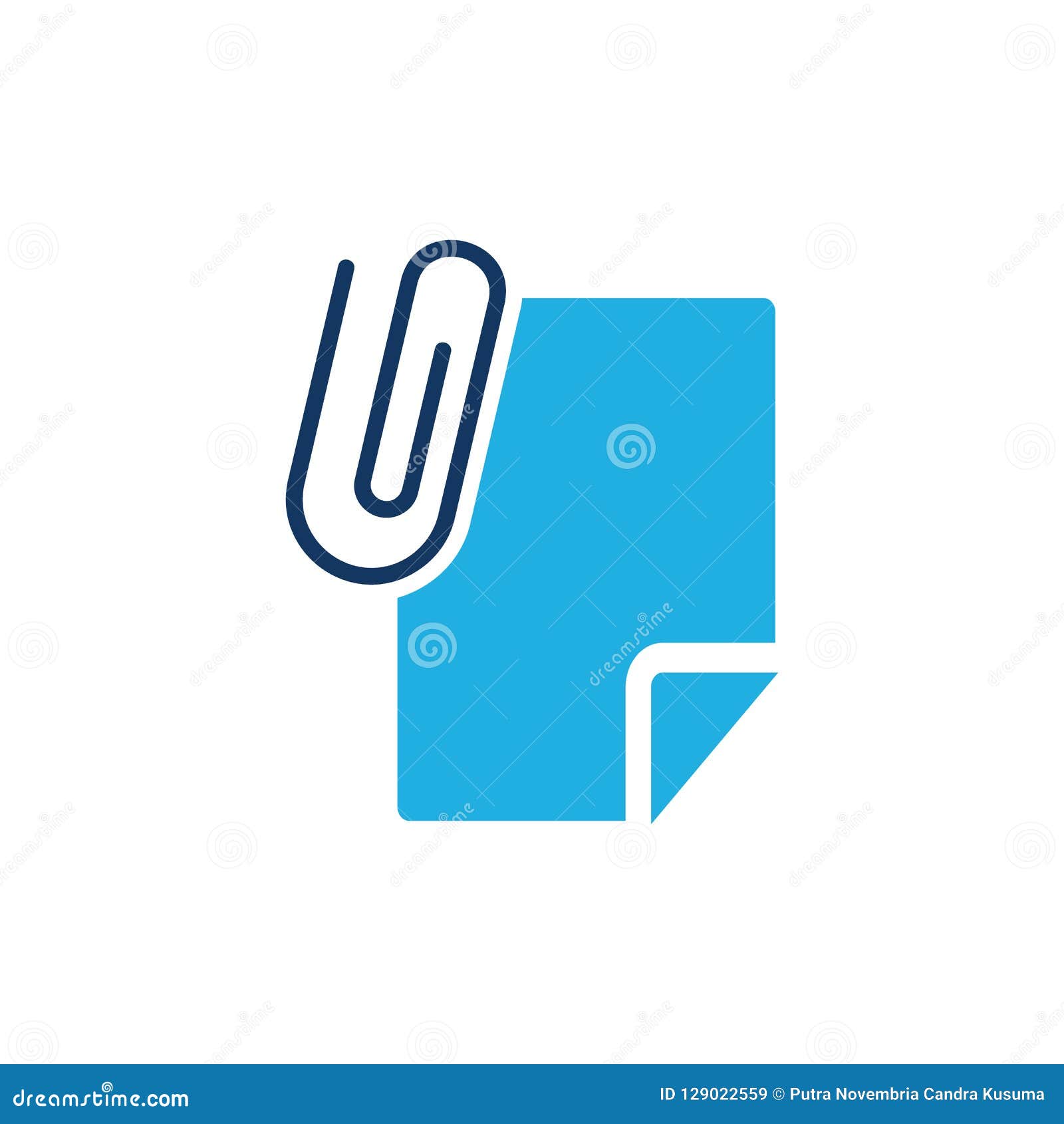 Clip Document Logo Icon Design Stock Vector - Illustration of clip ...
