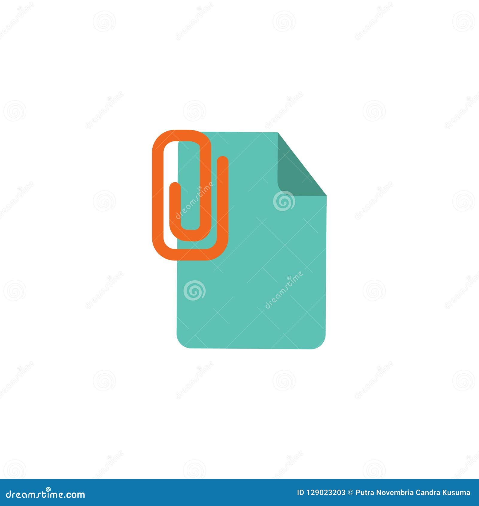 Clip Document Logo Icon Design Stock Vector - Illustration of logotype ...