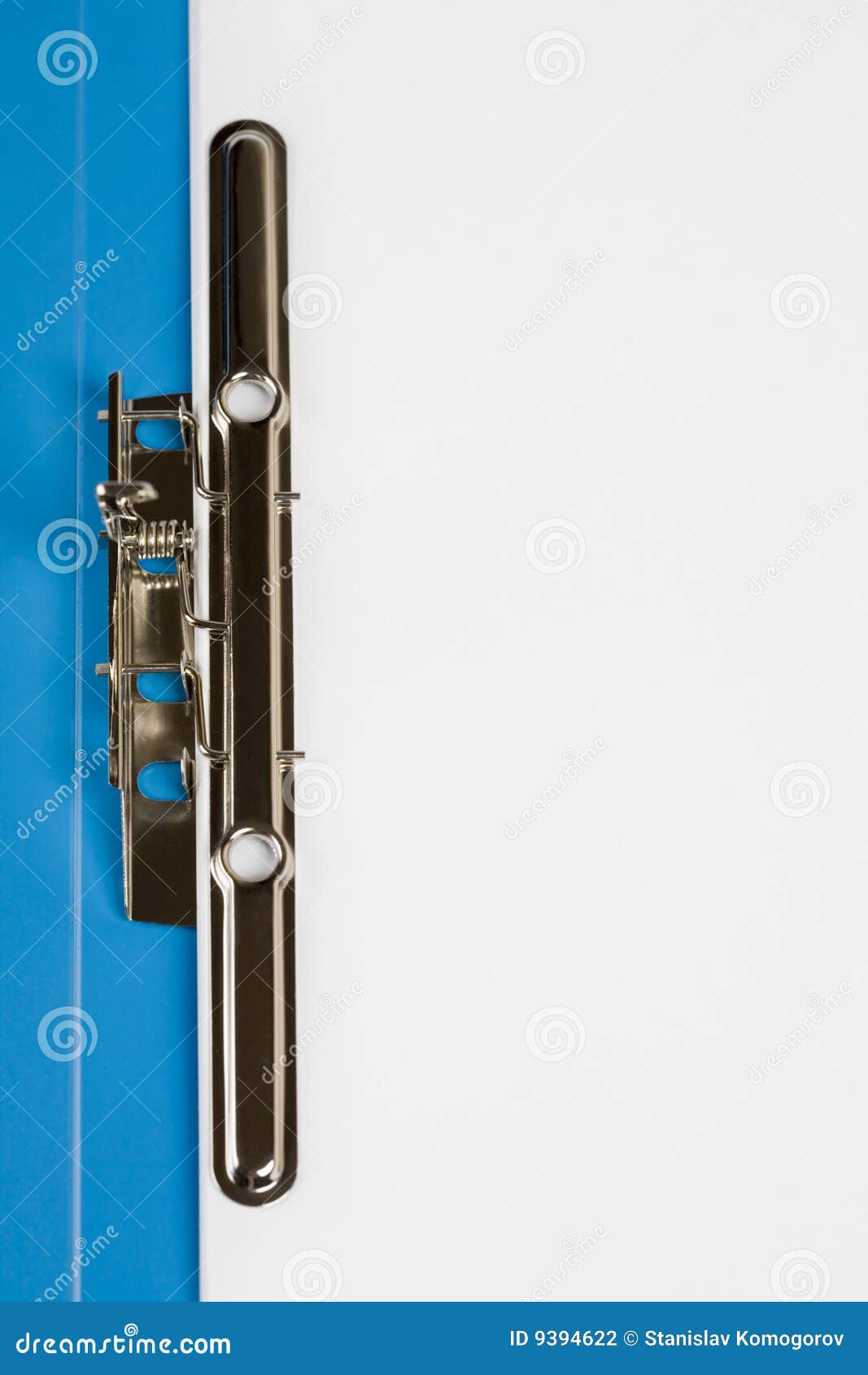 Clip file stock photo. Image of white, isolated, order - 9394622
