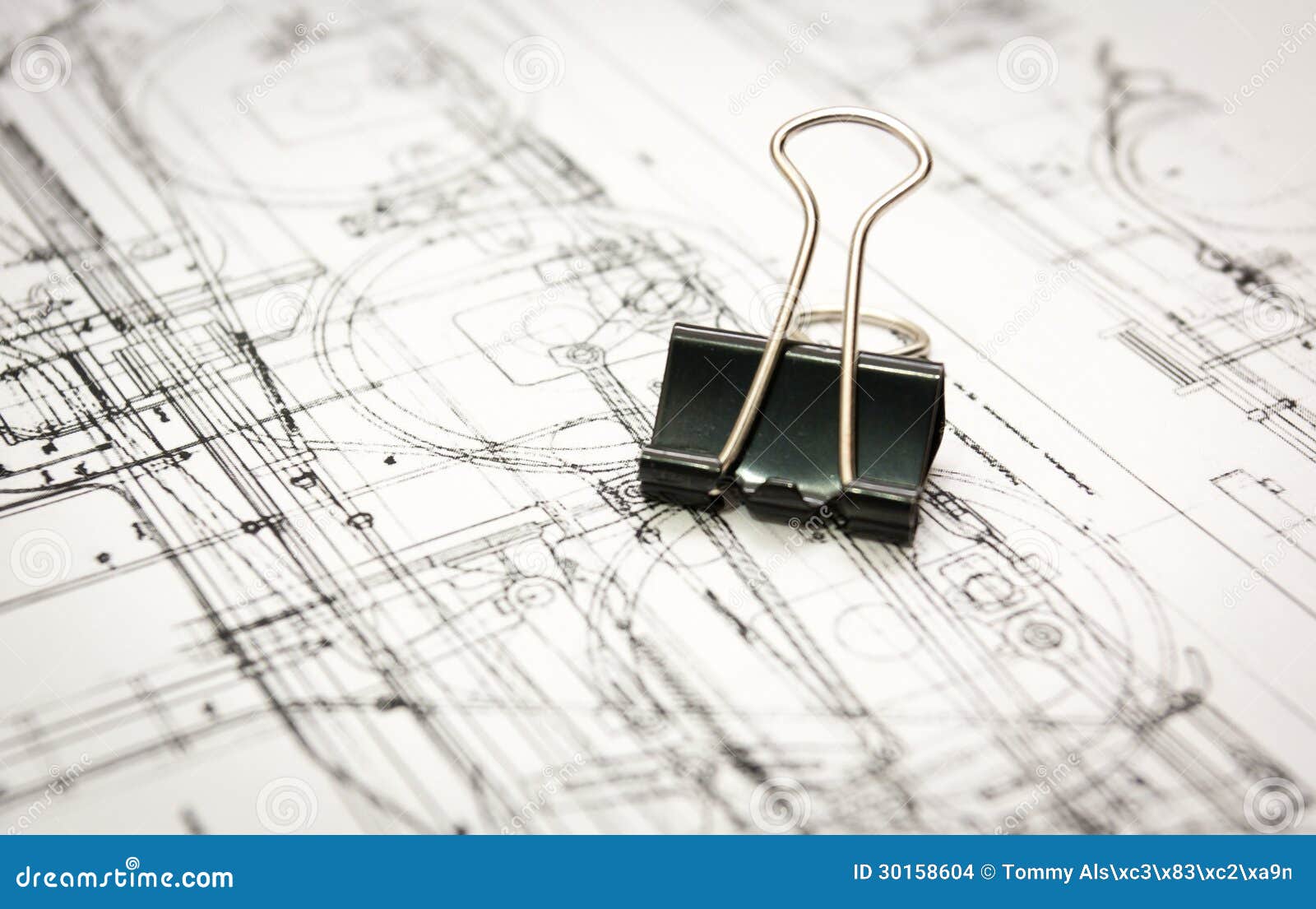 Clip on drawing stock photo. Image of calculation, plan - 30158604