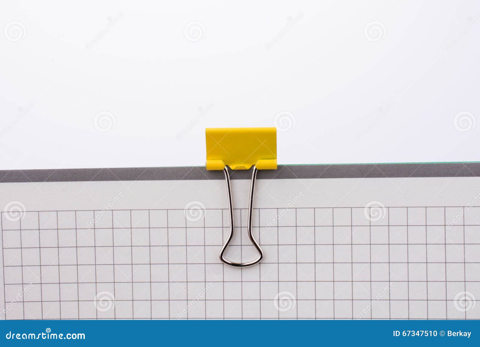 Clip on a notebook stock photo. Image of clamp, binder - 67347510