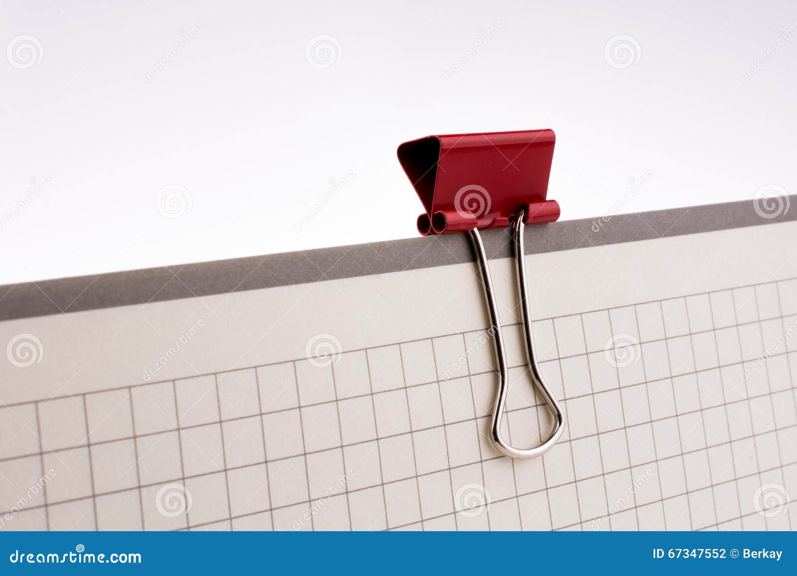 Clip on a notebook stock photo. Image of concept, clips - 67347552