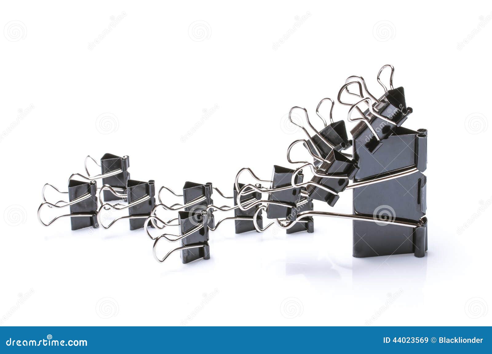 Clip for paper many stock illustration. Illustration of background ...