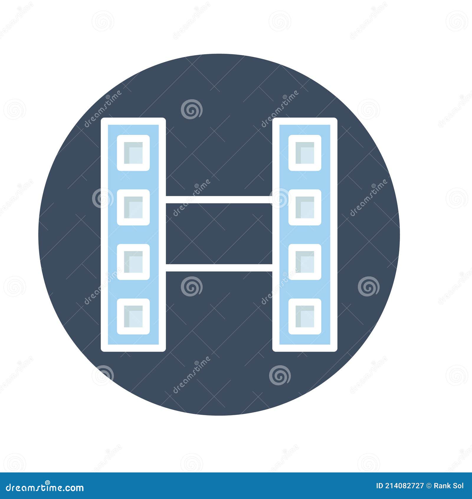 Clip Reel Vector Icon Which Can Easily Modify or Edit Stock Vector ...