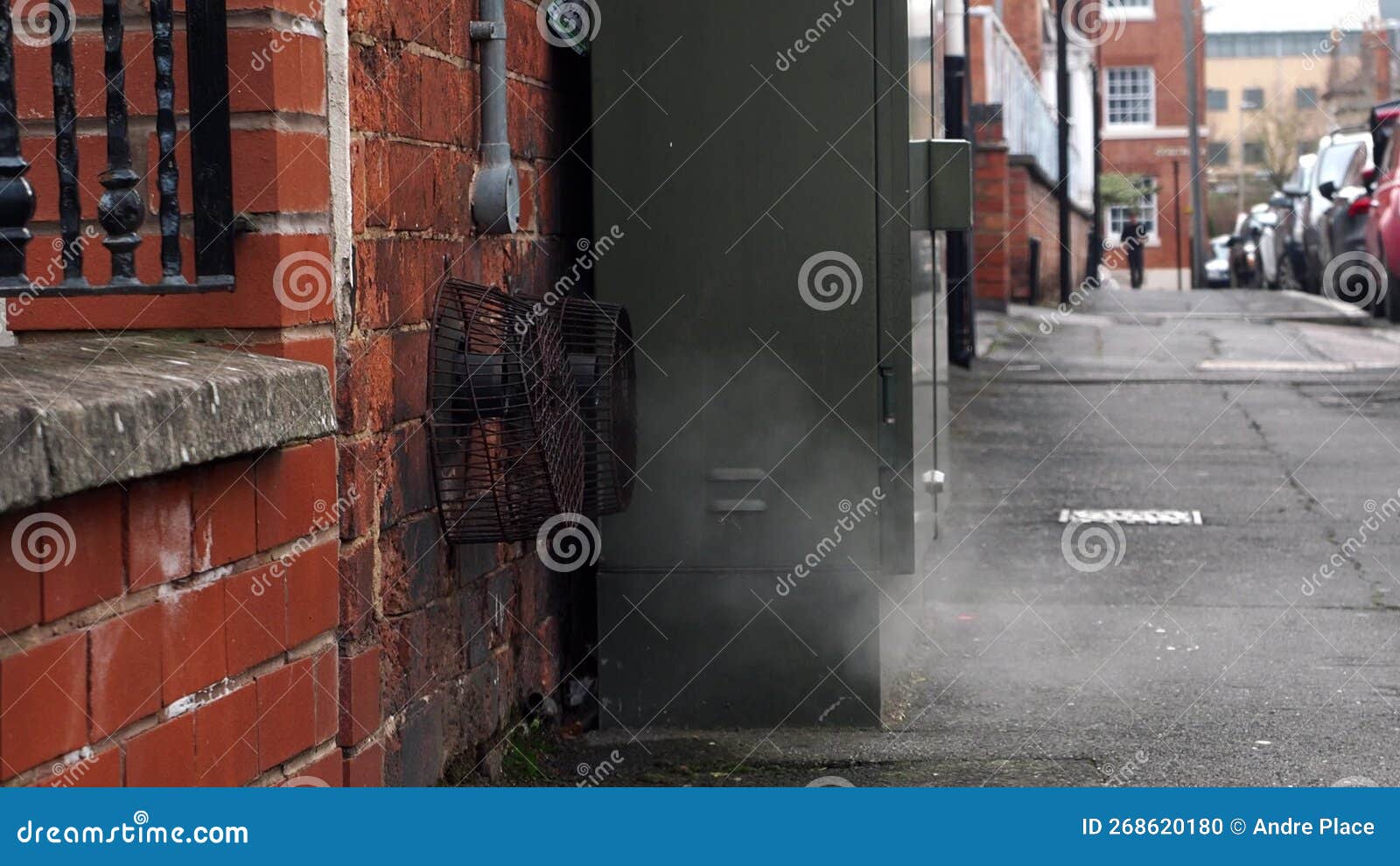 Steam Coming Out of Flat Air Vent. Stock Footage - Video of central ...