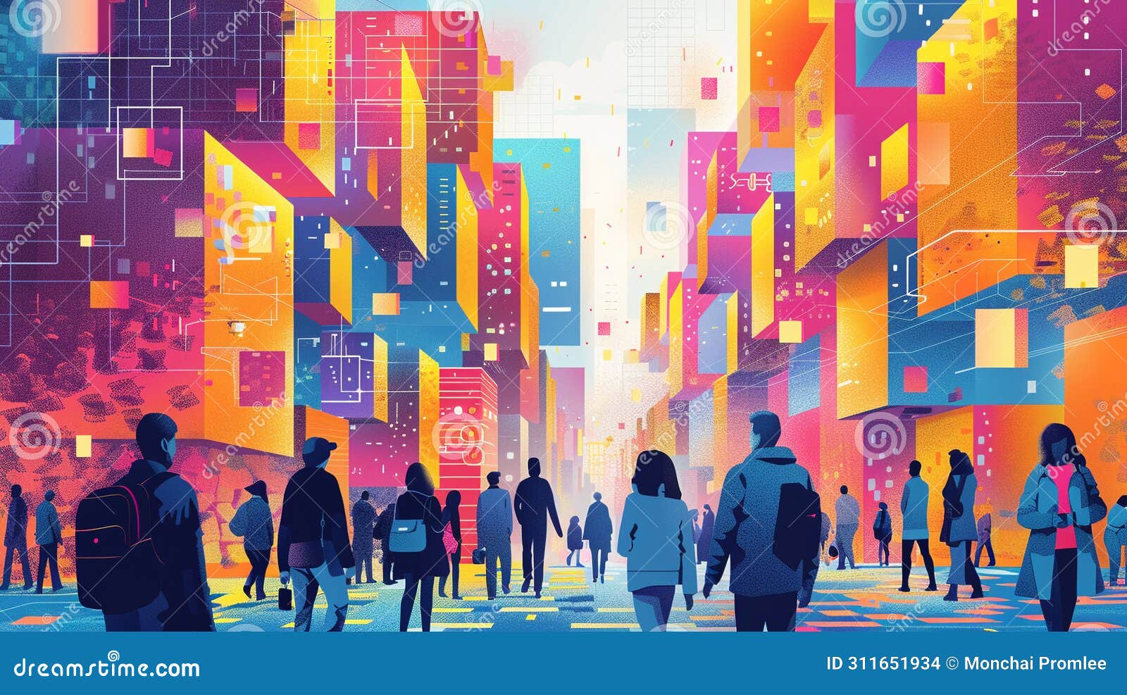 Clipart Captures the Essence of Digital Transformation Stock ...