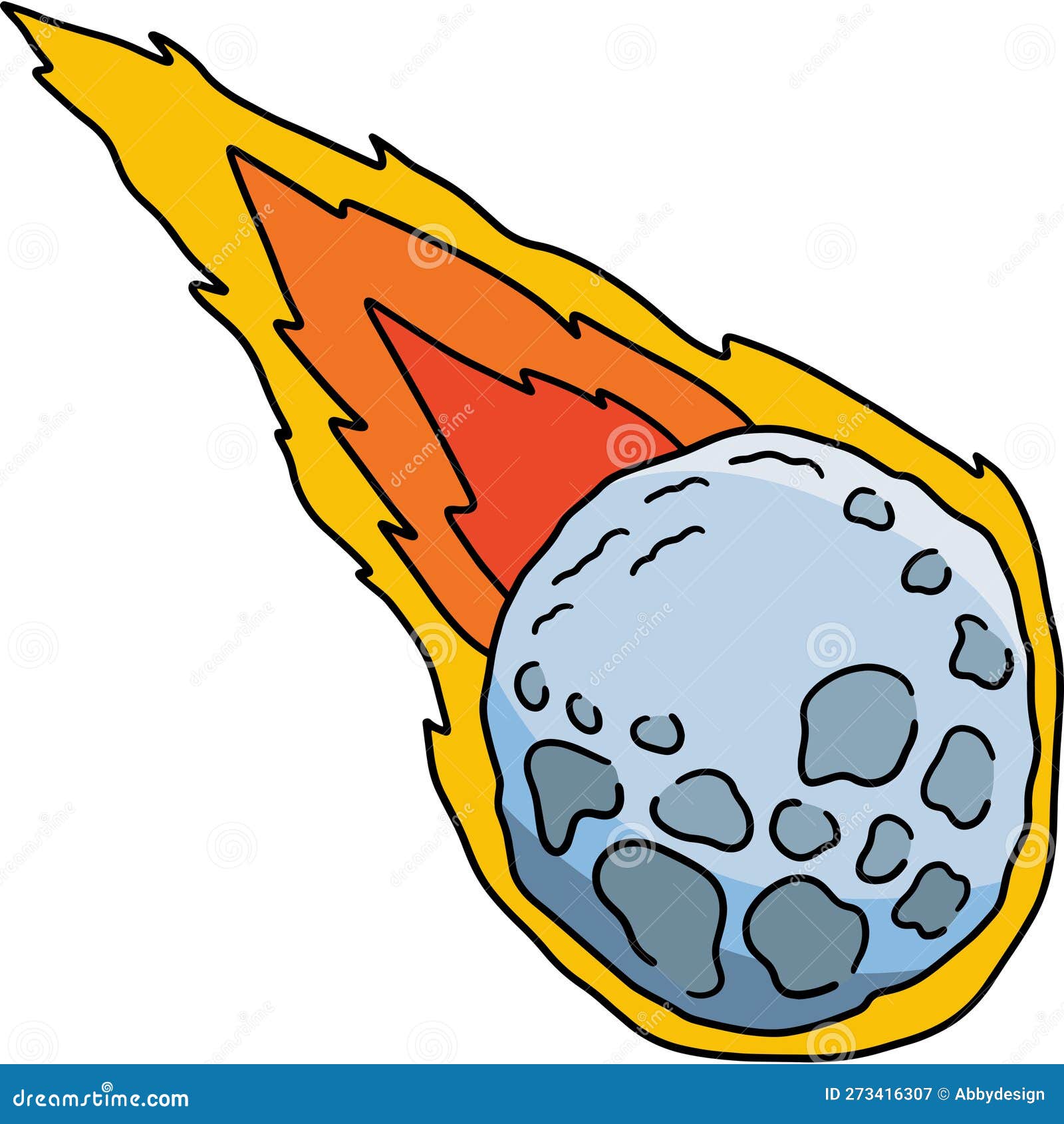Clipart De Color De Dibujos Animados De Asteroides En Caída Ilustración ... Clipart De Color De Dibujos Animados De Asteroides En Caída Ilustración ...