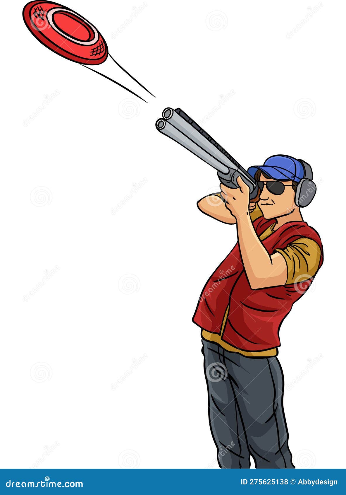 Clipart De Color De Dibujos Animados De Skeet Ilustración del Vector ... Clipart De Color De Dibujos Animados De Skeet Ilustración del Vector ...