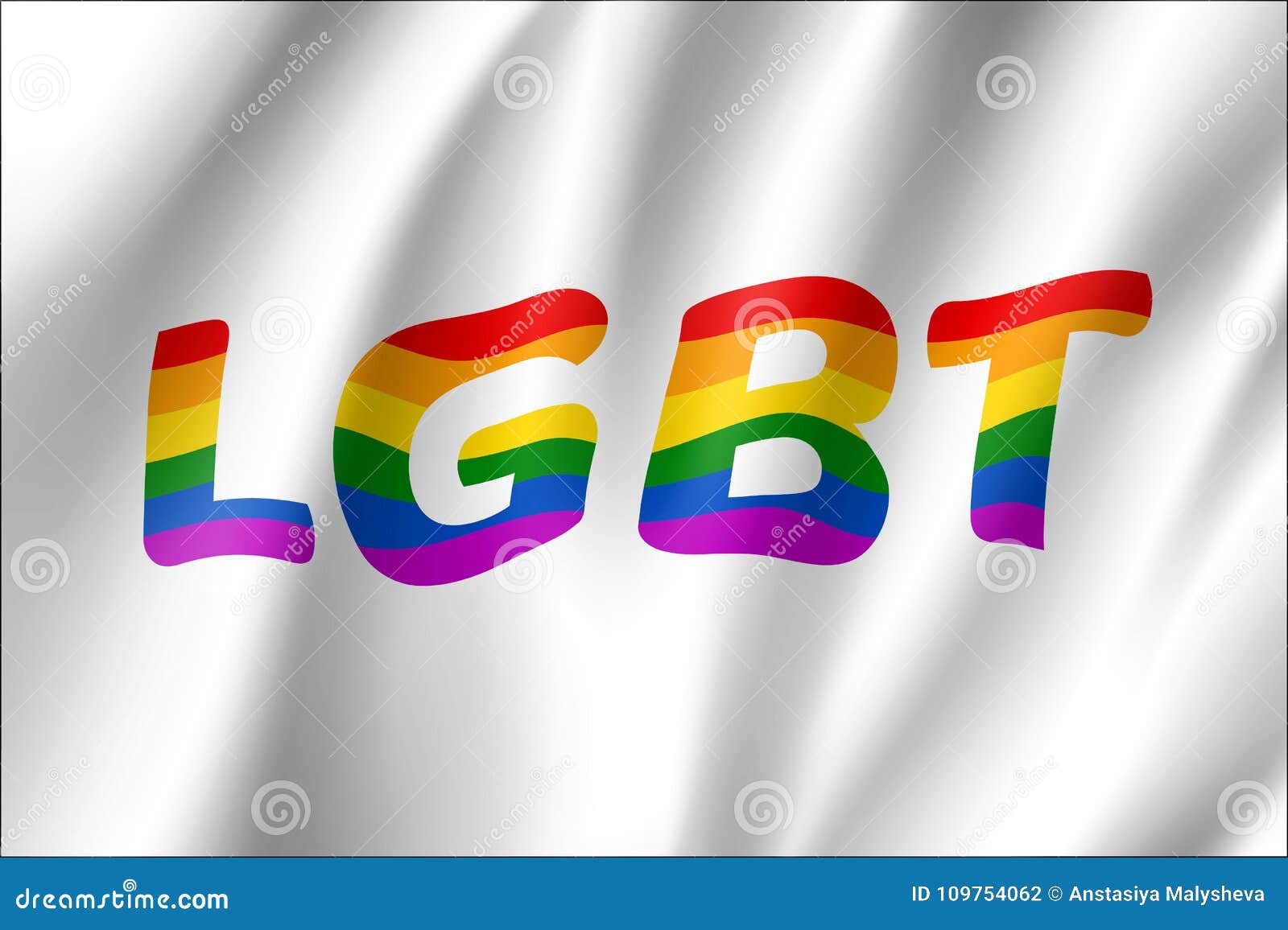 Clipart Del Color De La Bandera Del Arco Iris De Lgbt Ilustración Del