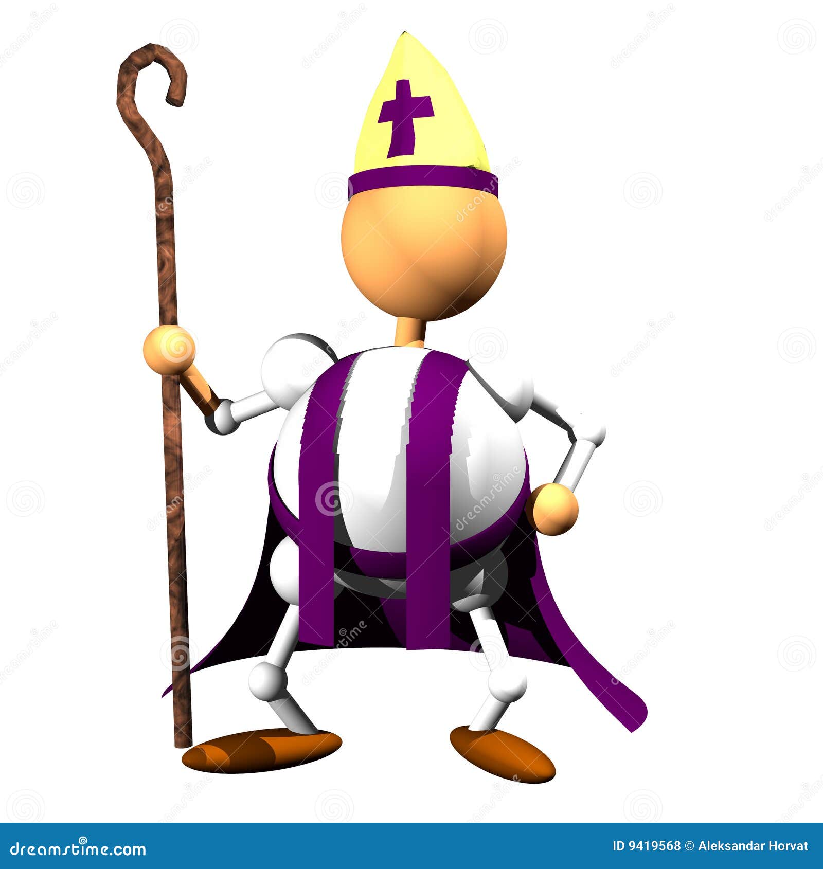 Clipart del obispo stock de ilustración. Ilustración de vientre - 9419568