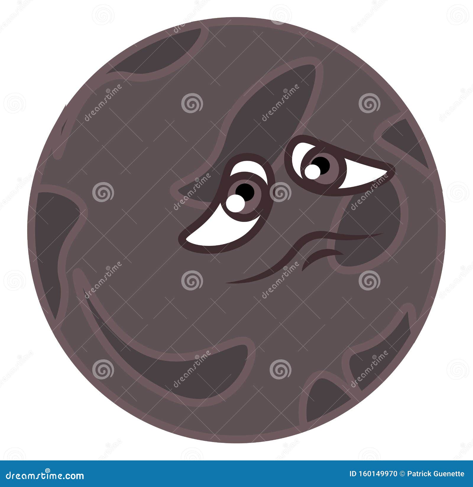 Clipart of Dwarf Planet Pluto Vector or Color Illustration Stock Vector ...