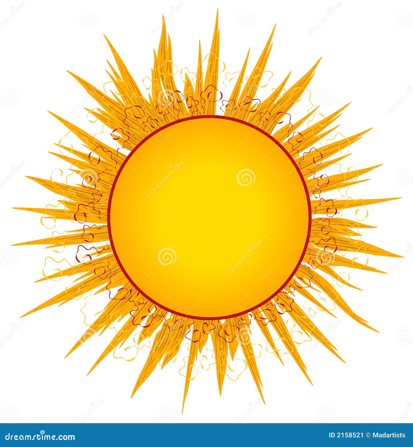 Clipart (images Graphiques) Ou Logo De Sunrays De Sun Illustration de ...