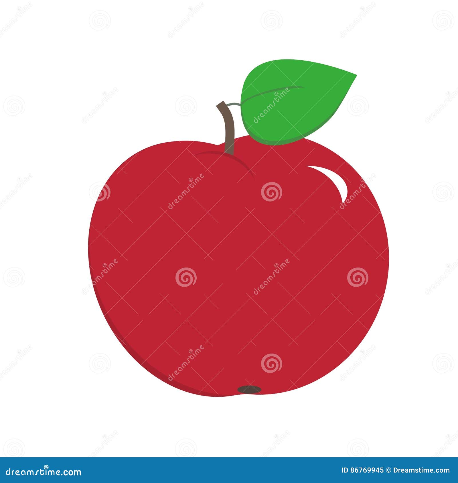Clipart (images Graphiques) Rouge De Pomme Image stock - Illustration ...