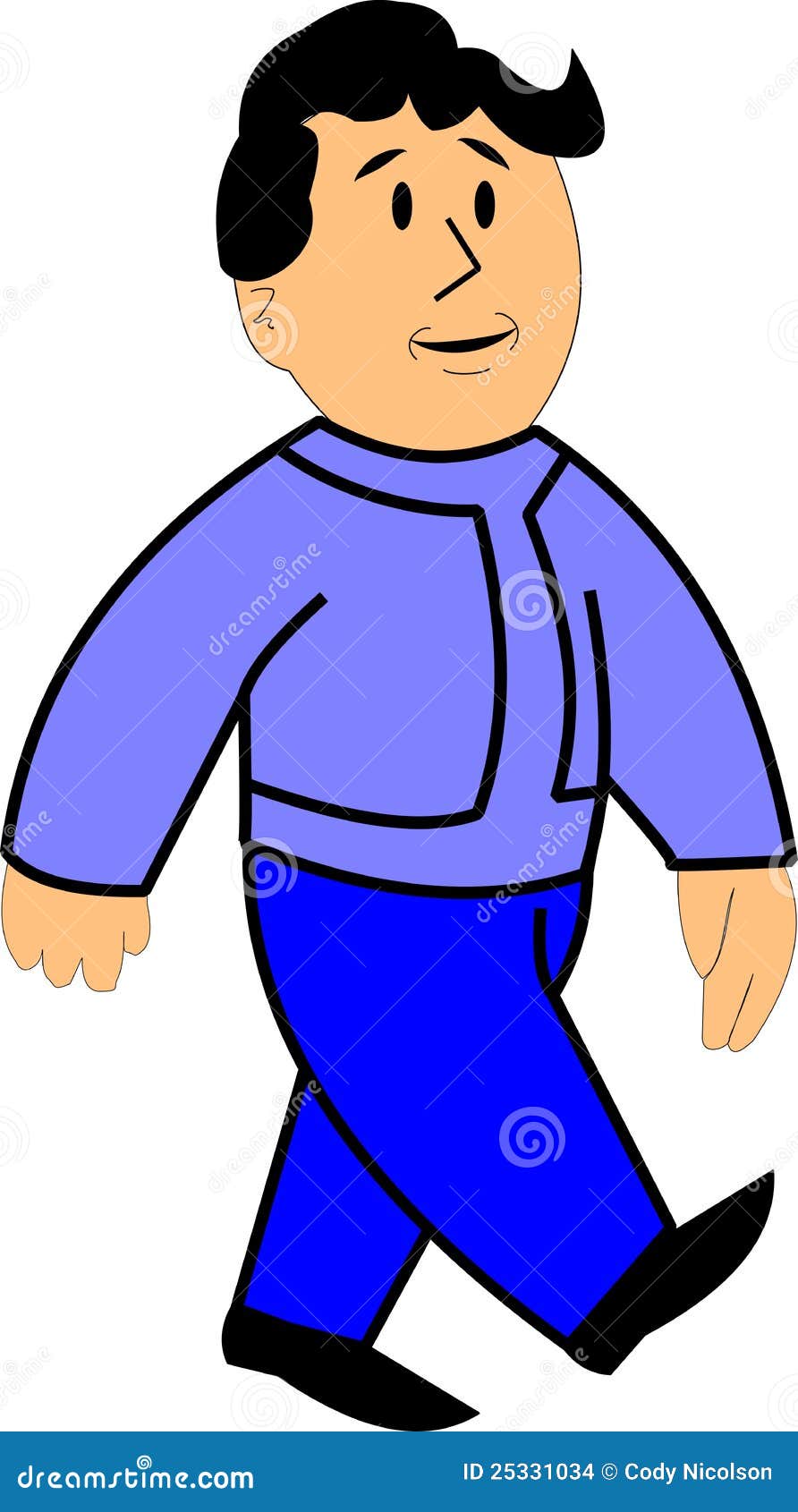 Clipart joven del muchacho ilustración del vector. Ilustración de ...