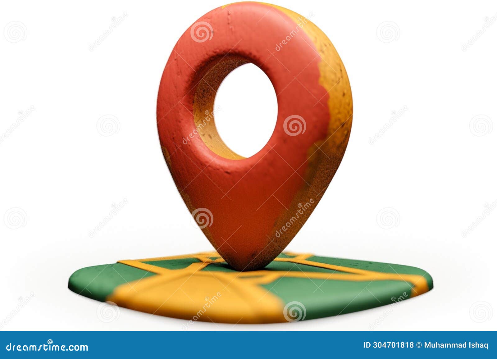 Clipart Spatial Exploration with 3D Location Marker Geolocation ...