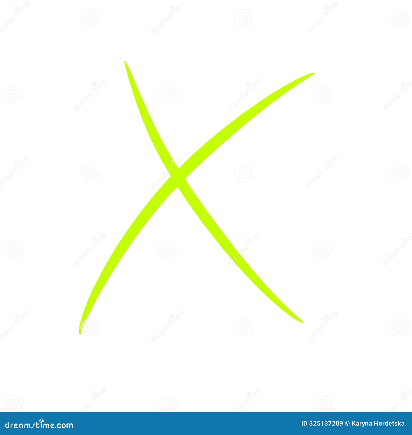 Negation Element Symbol or Cross, Illustration Stock Illustration ...