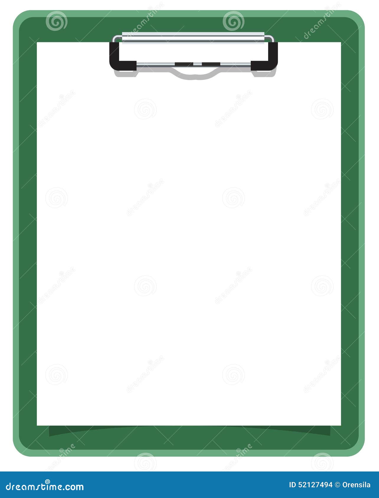 Clipboard With A Sheet Of Paper On A Transparent Background. Vector ...