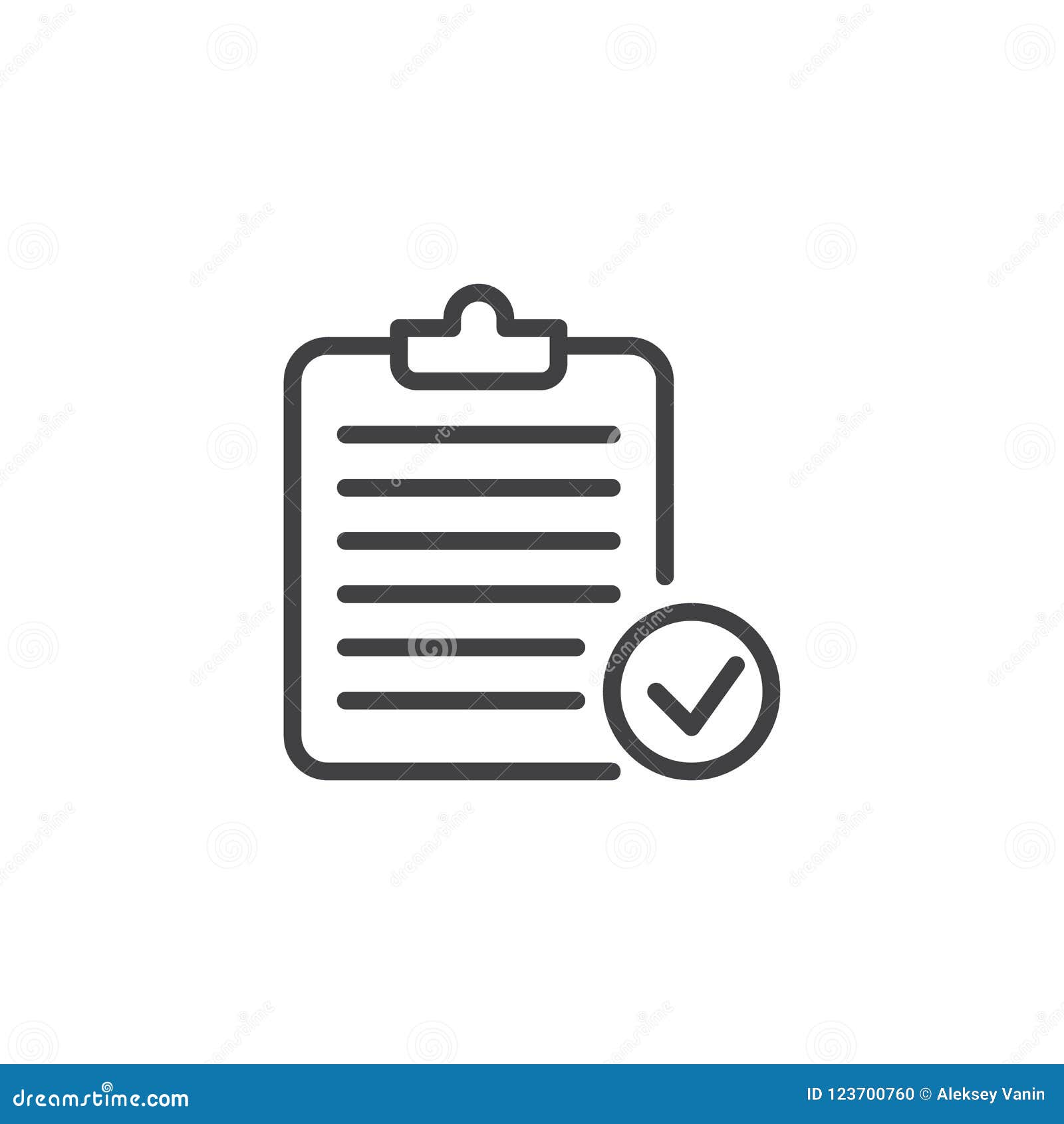 Clipboard Check Mark Outline Icon Stock Vector - Illustration of simple ... Clipboard Check Mark Outline Icon Stock Vector - Illustration of simple ...