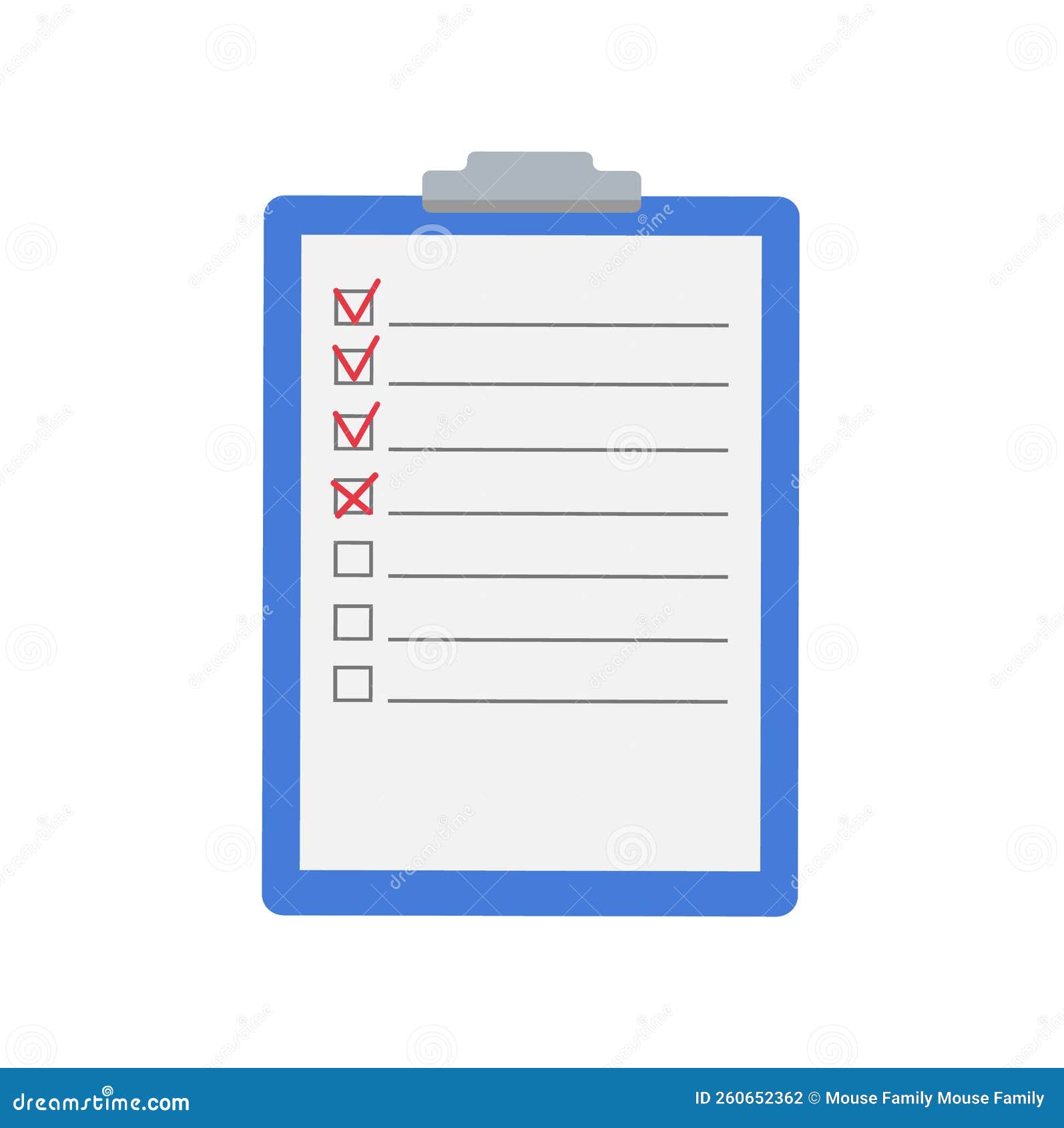 Clipboard with Checklist Icon. Flat Illustration of Clipboard with ... Clipboard with Checklist Icon. Flat Illustration of Clipboard with ...