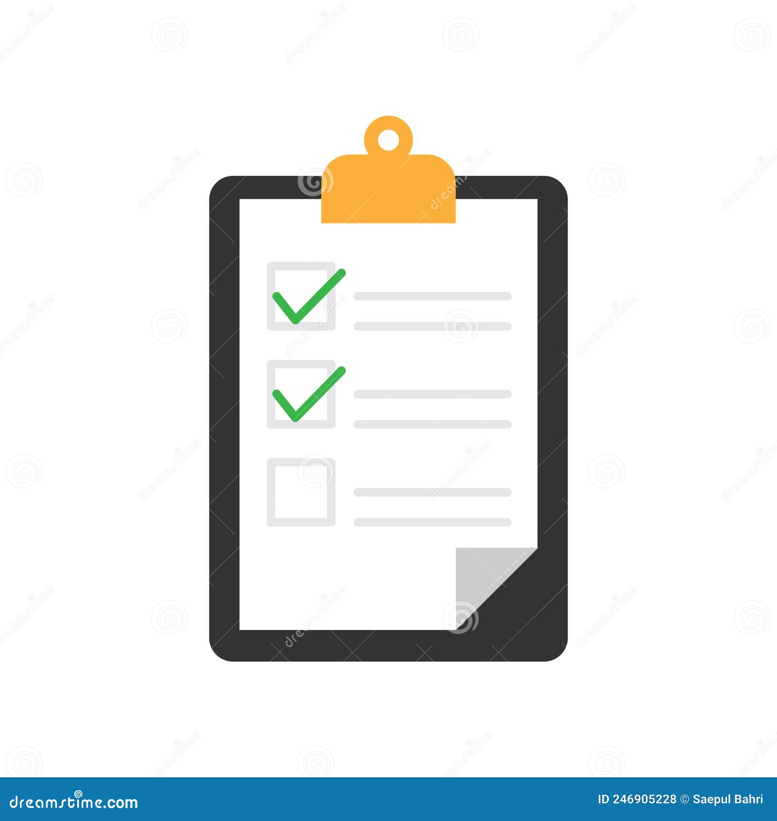 Clipboard with Checklist Icon. To Do List Symbol Stock Vector ...
