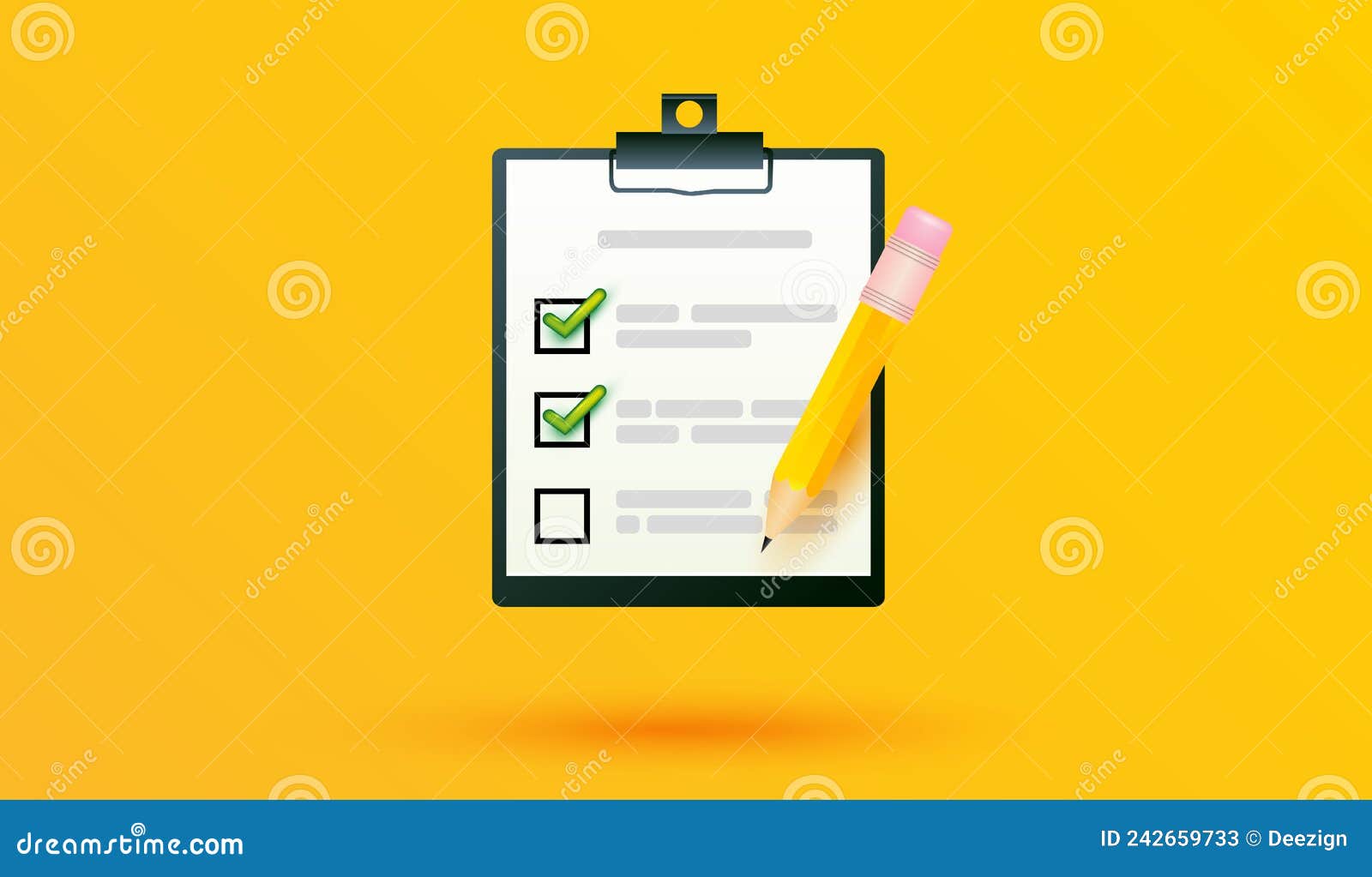 IQ Test Form On Computer Laptop Screen, Blur Business Background. 3d ...