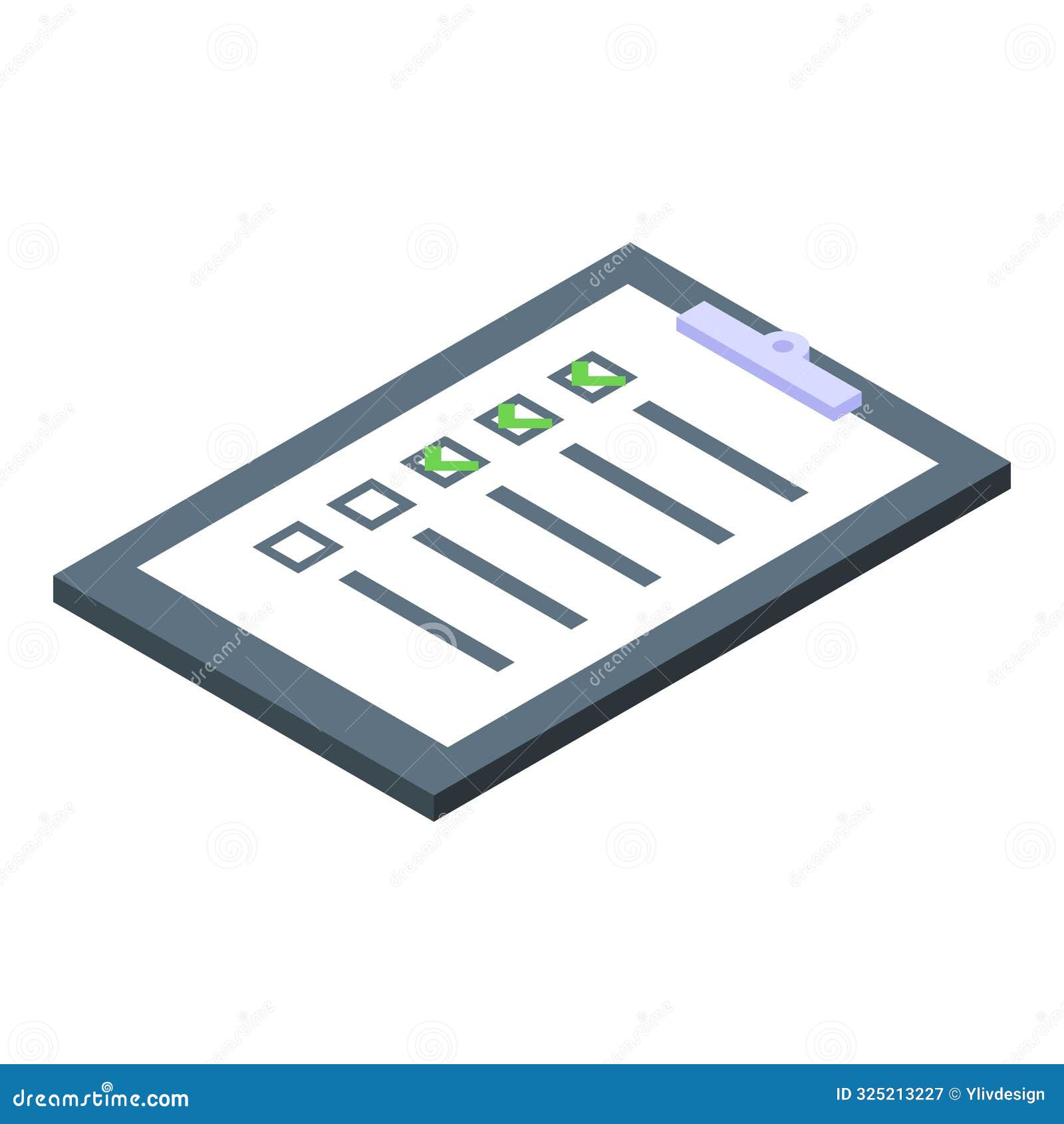 Clipboard with Checklist Showing Positive Marks for Test, Exam, or ...