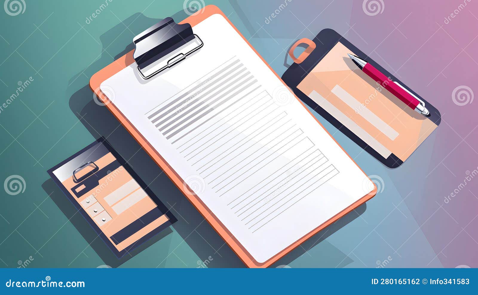 Clipboard with a Checklist of Tasks To Complete One Generative AI Stock ...