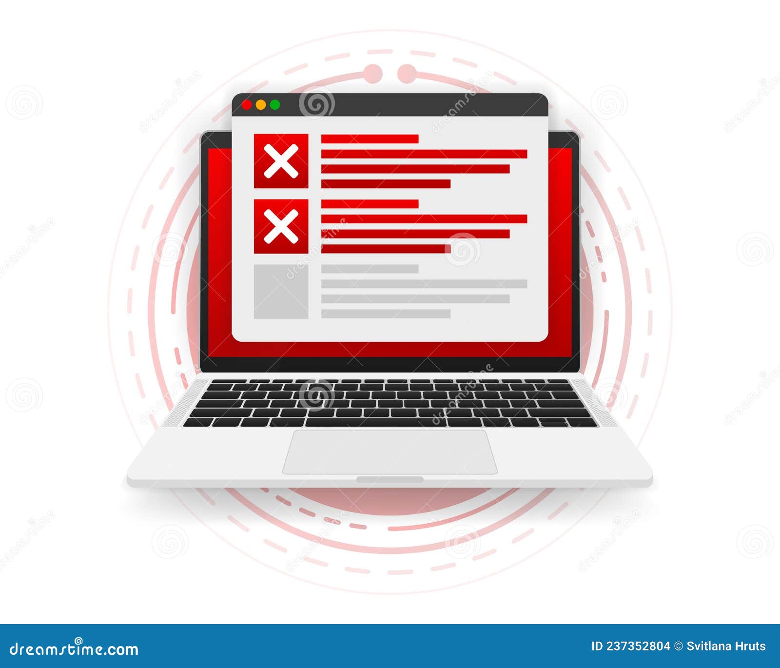 Clipboard with Checklist Window on Computer Screen. Checklist Banner ...