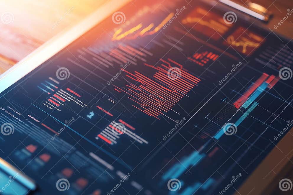 A Clipboard Displaying a Closeup of a Data Analysis Screen Showcasing ...