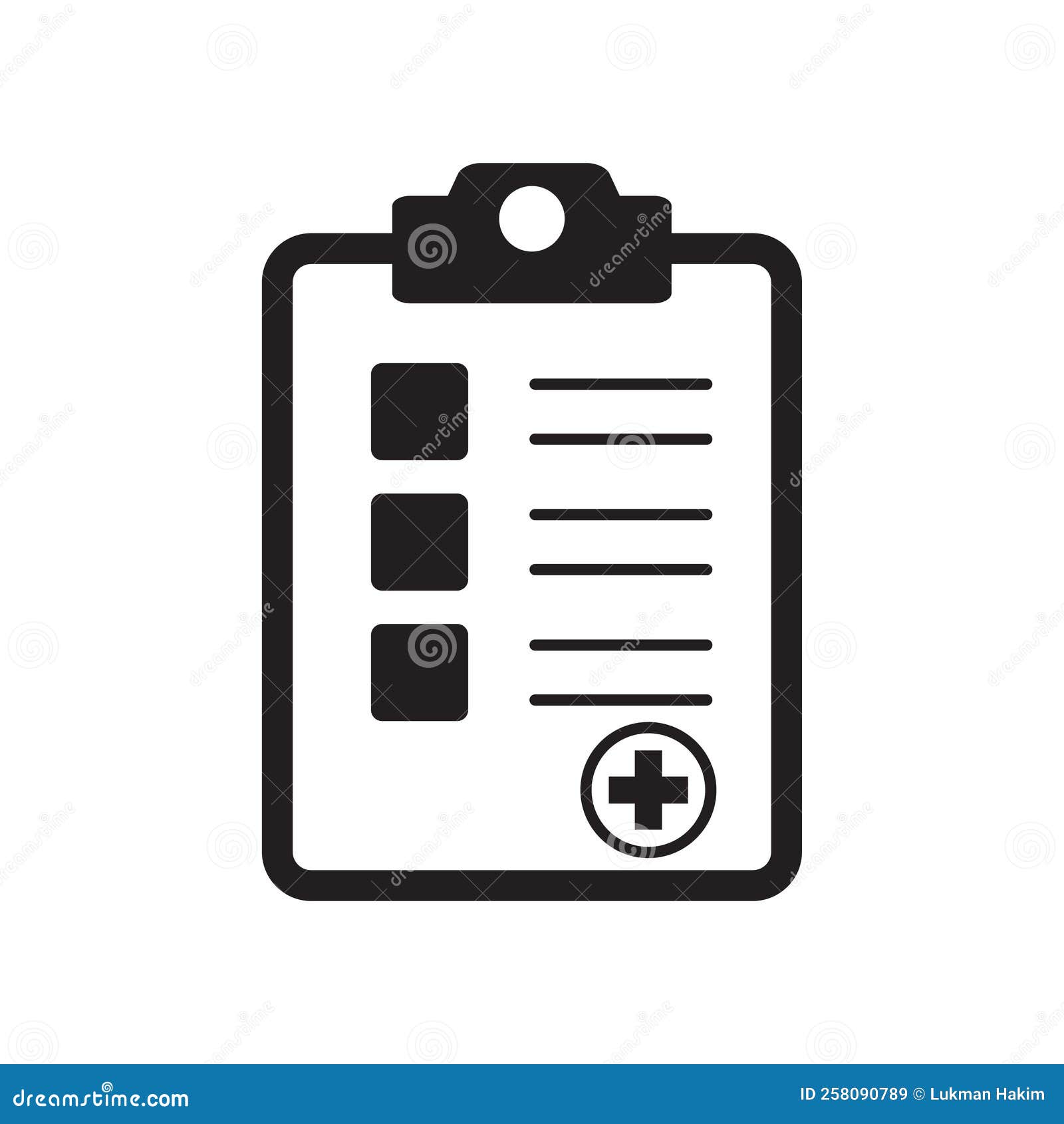 Clipboard, Document, Checklist Icon Vector Stock Vector - Illustration ...