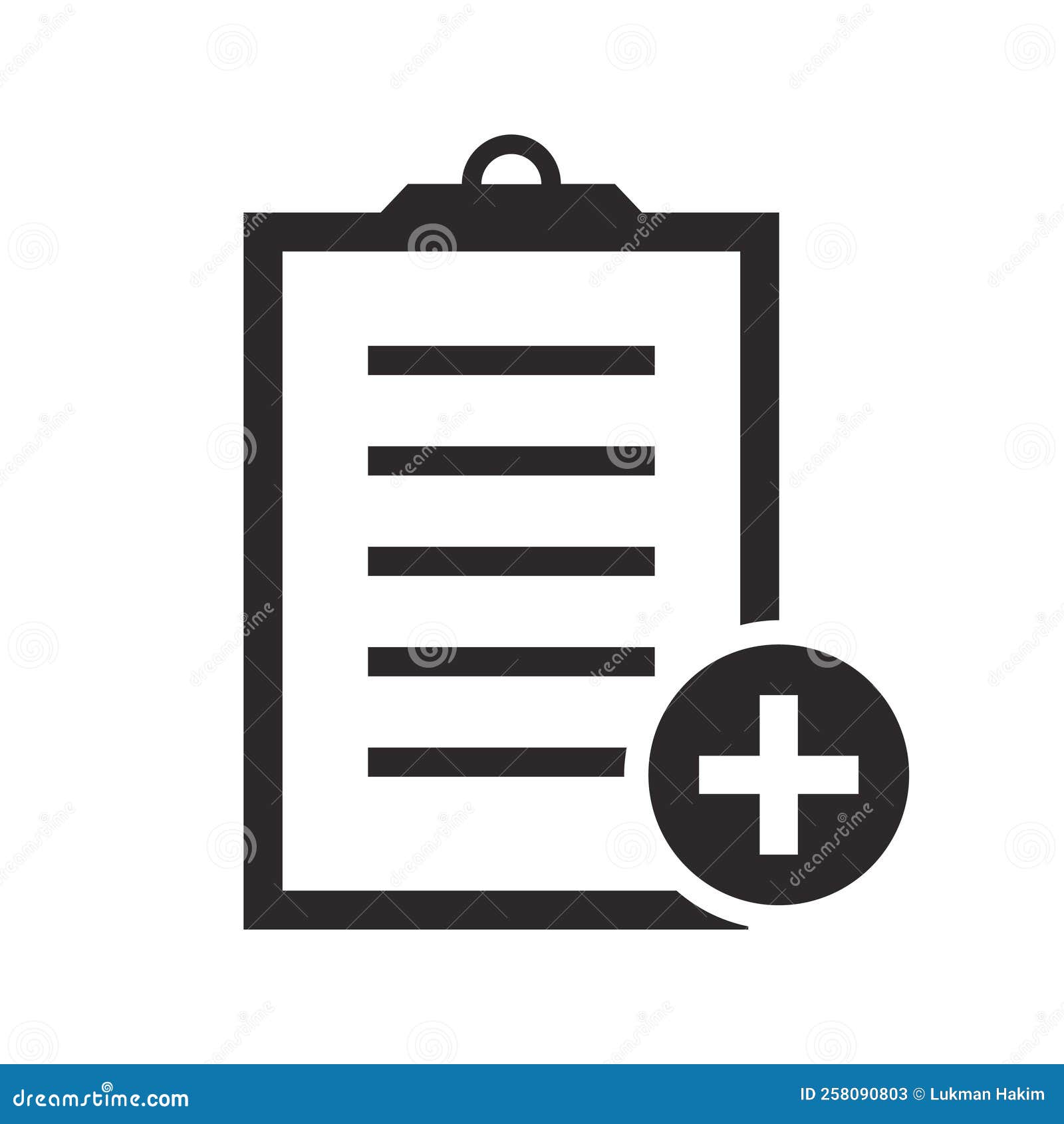 Clipboard, Document, Checklist Icon Vector Stock Vector - Illustration ...