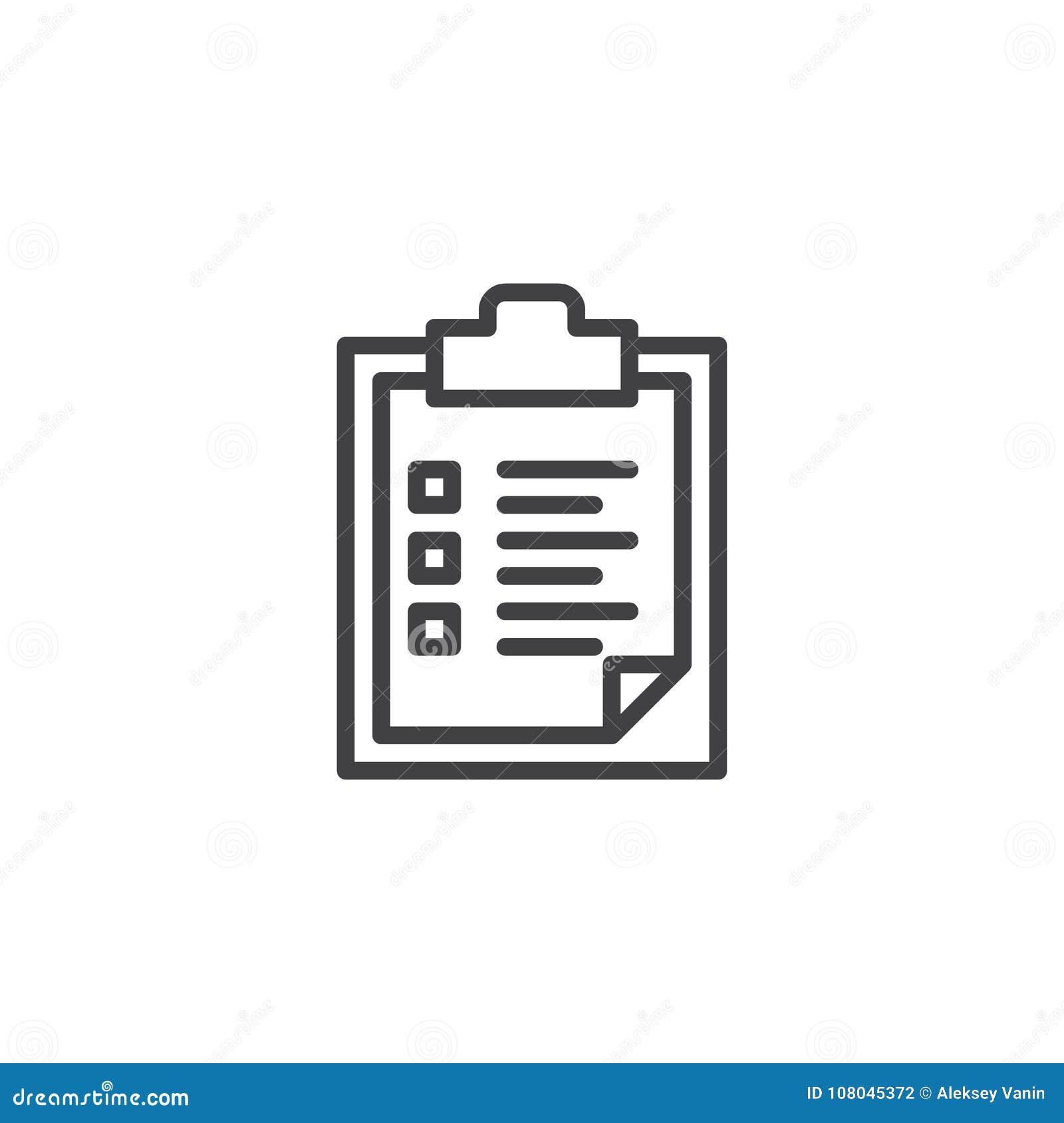 Clipboard Document Line Icon Stock Vector - Illustration of checklist ... Clipboard Document Line Icon Stock Vector - Illustration of checklist ...