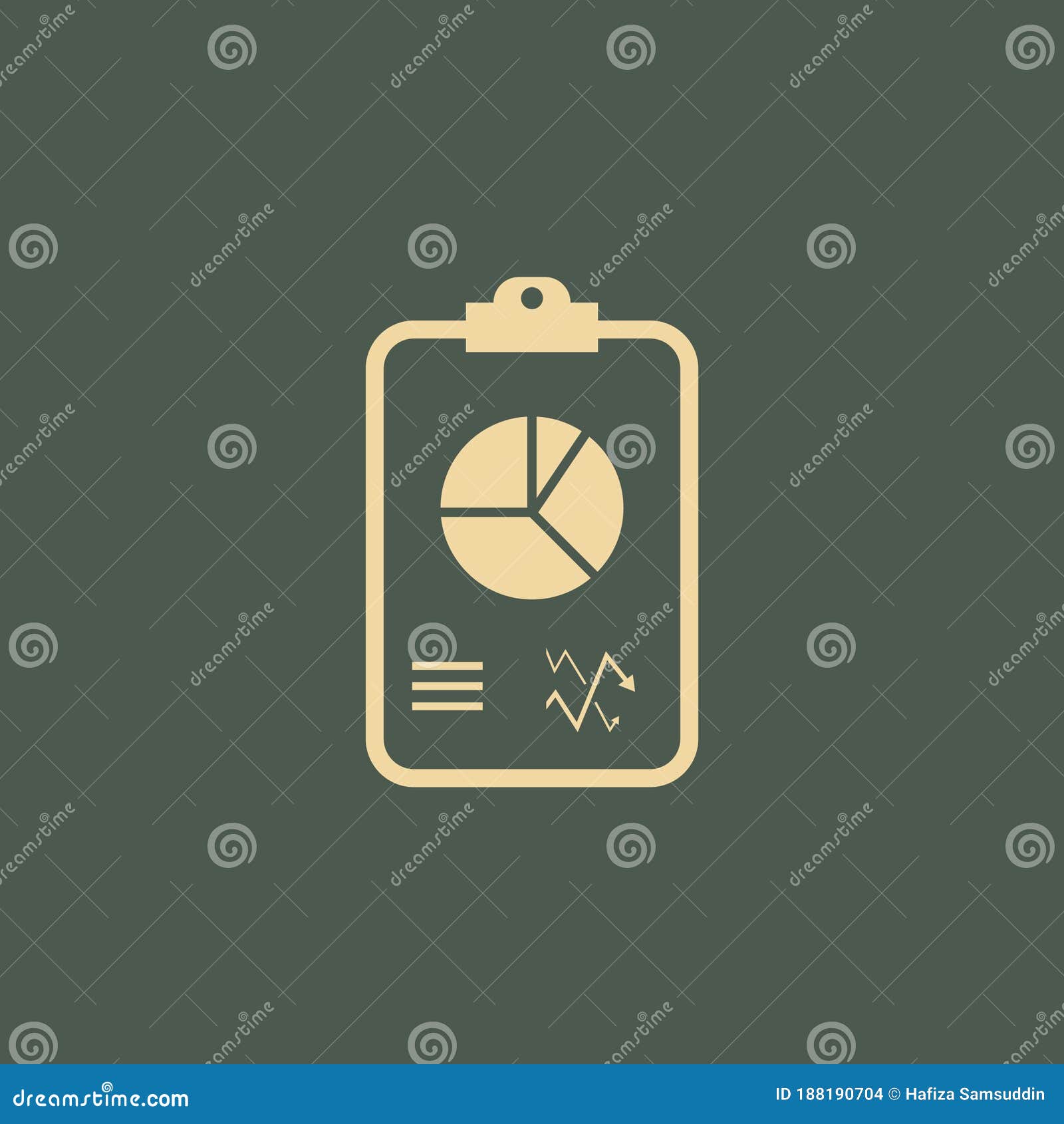 Clipboard with Graph. Vector Illustration Decorative Design Stock ... Clipboard with Graph. Vector Illustration Decorative Design Stock ...