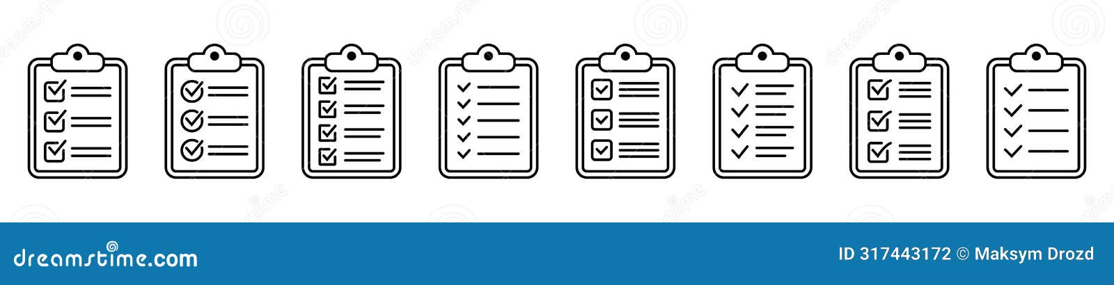 Clipboard Icon. Checklist Icon of an Approved Document. Project ...