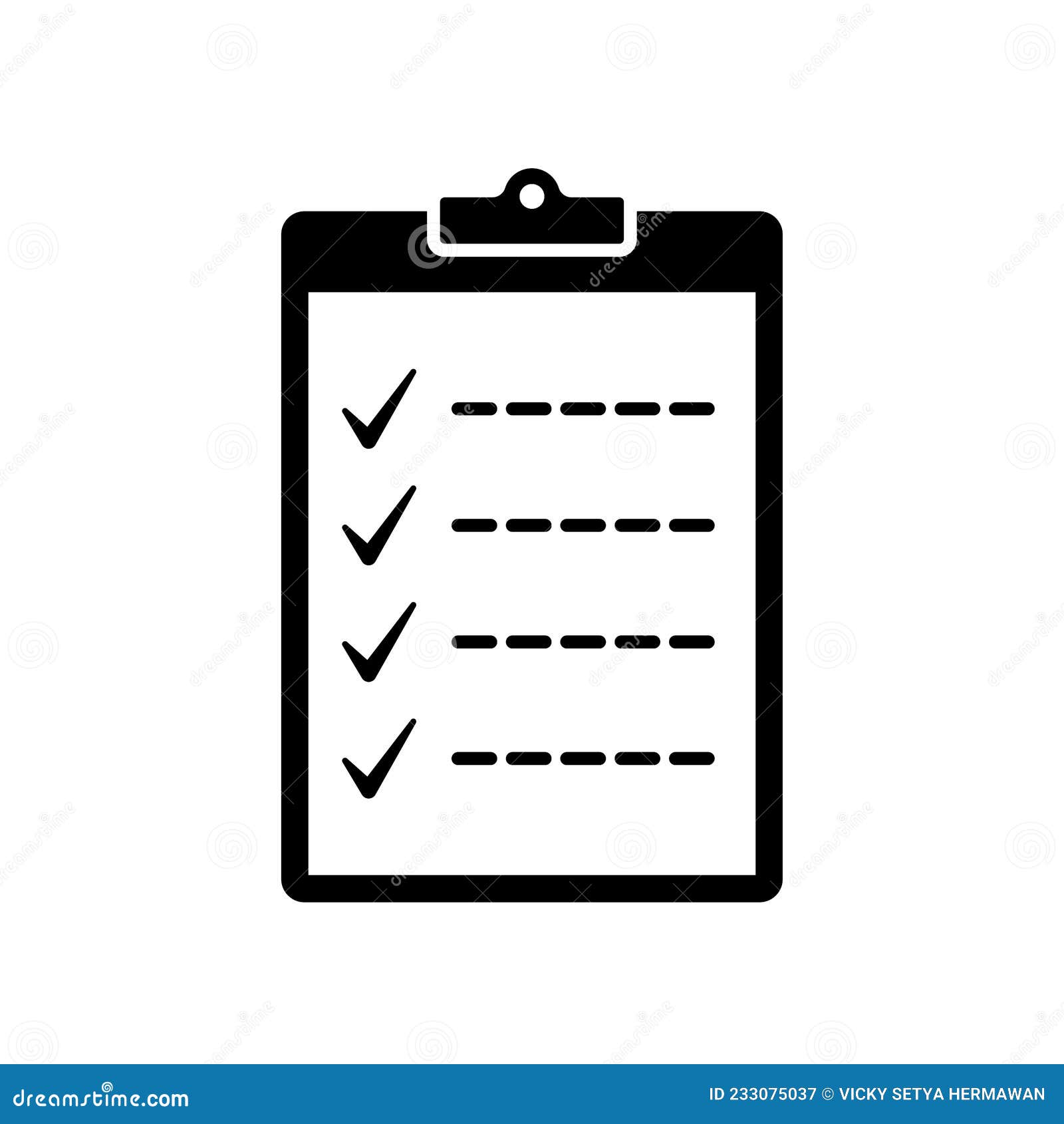Clipboard Icon. Checklist Symbol. Check Mark On Clipboard. Royalty-Free ...