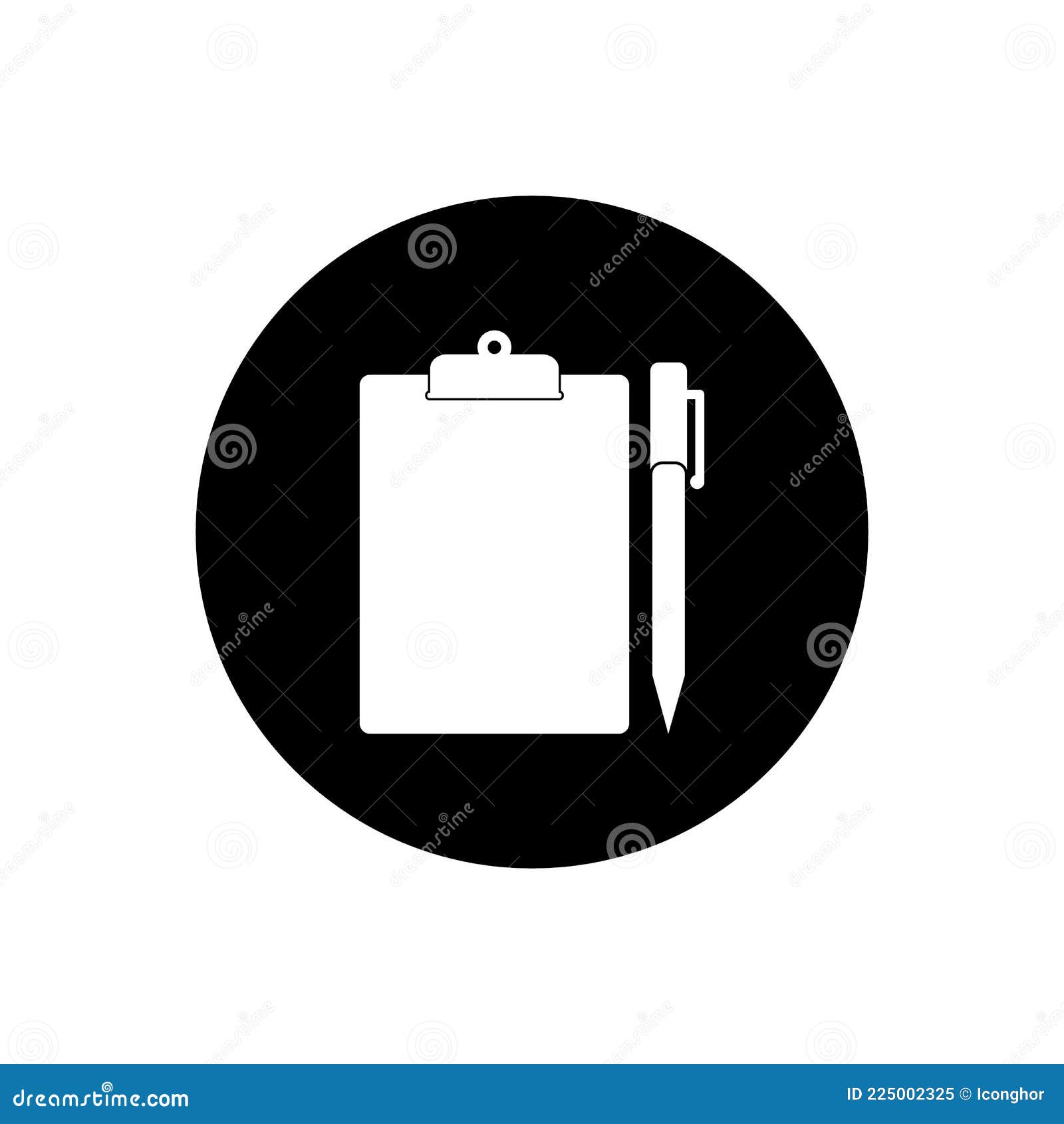 Clipboard Icon. Rounded Vector EPS Stock Vector - Illustration of ...