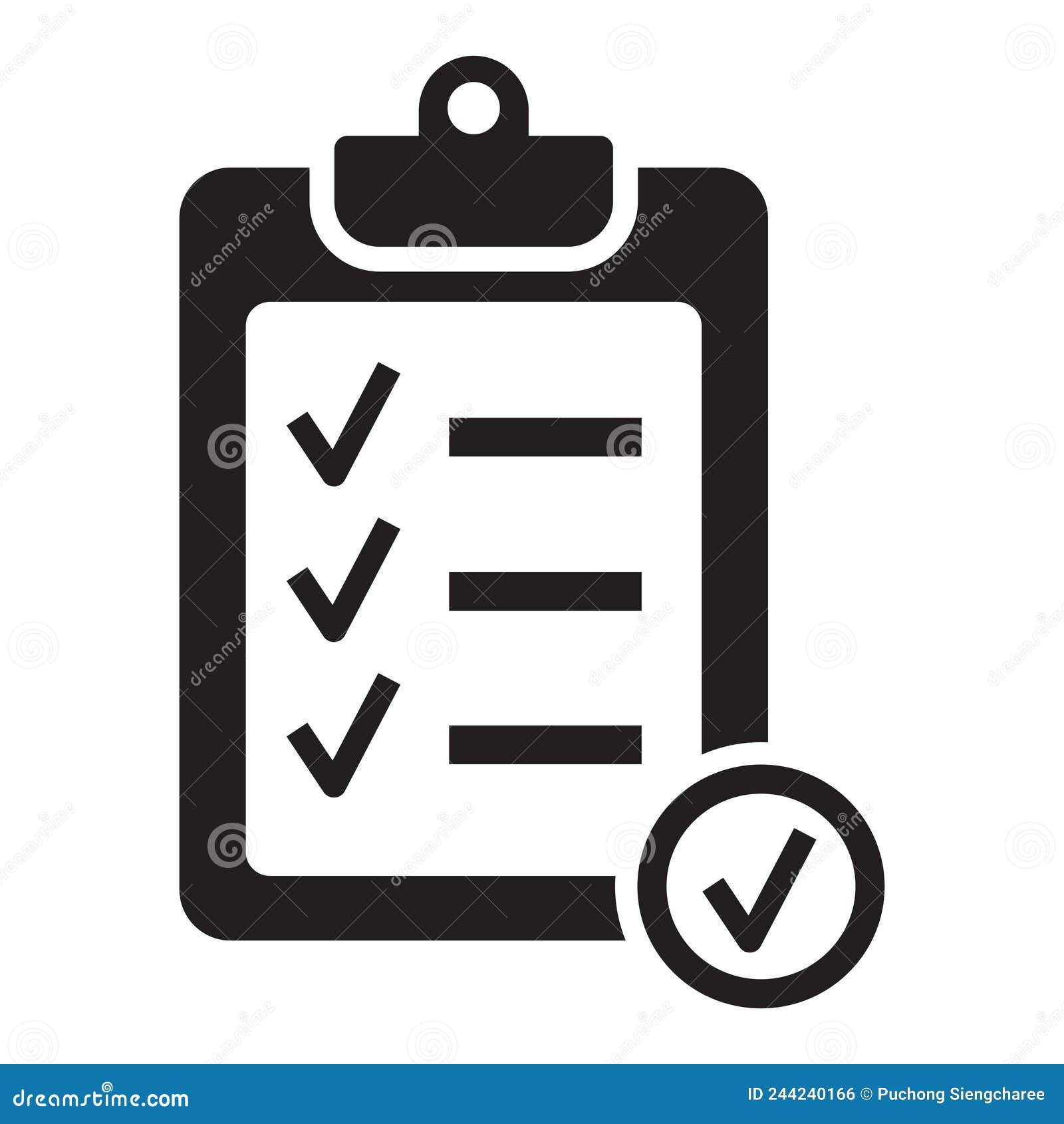 Tasks. Clipboard Icon. Task Done. Signed Approved Document Icon ...
