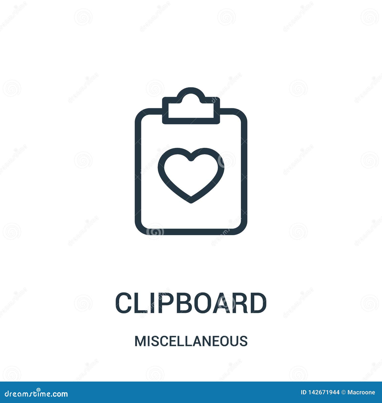 Clipboard Icon Vector from Miscellaneous Collection. Thin Line ... Clipboard Icon Vector from Miscellaneous Collection. Thin Line ...
