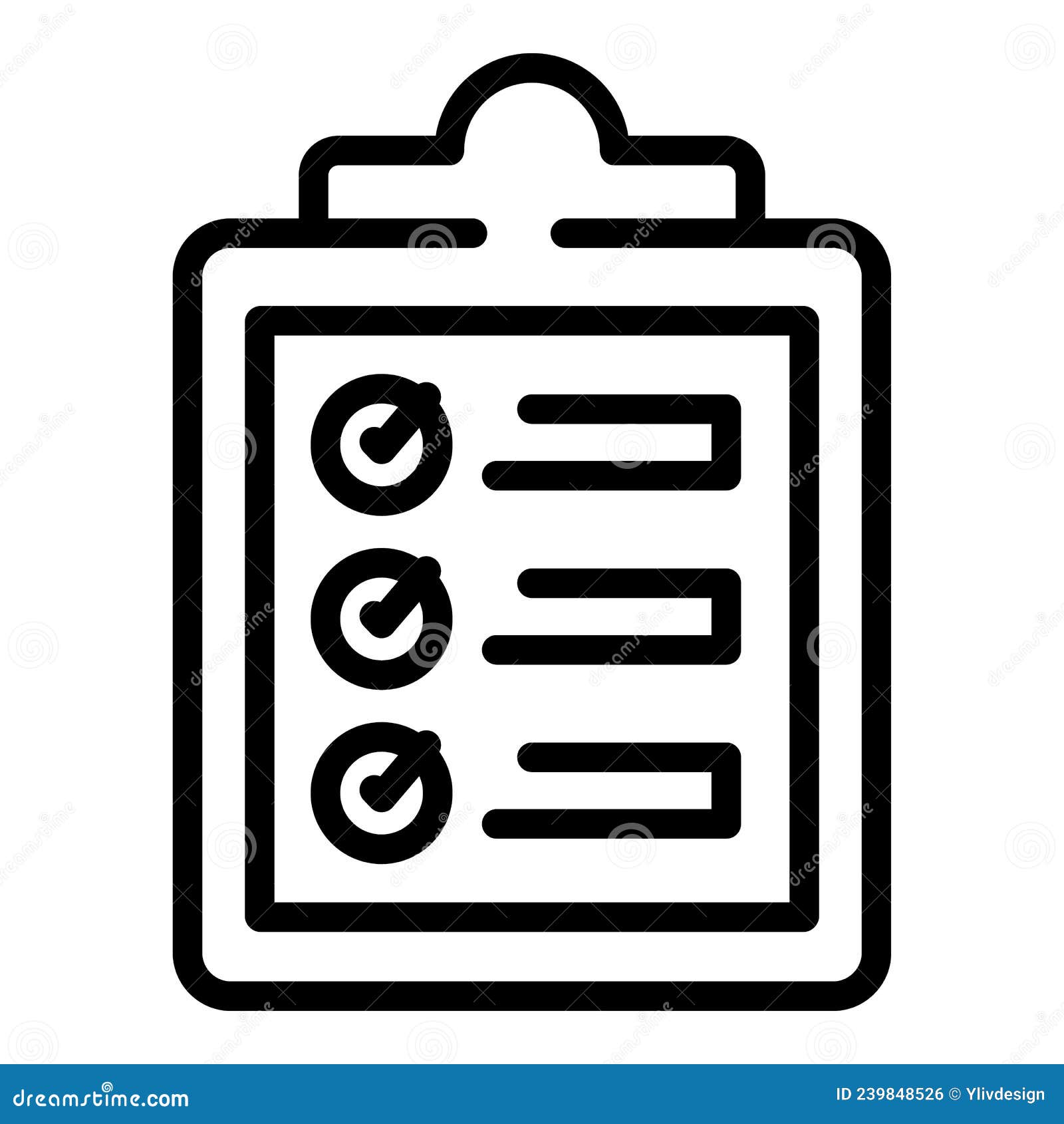 Clipboard Inventory Icon Outline Vector. Digital Control Stock ...