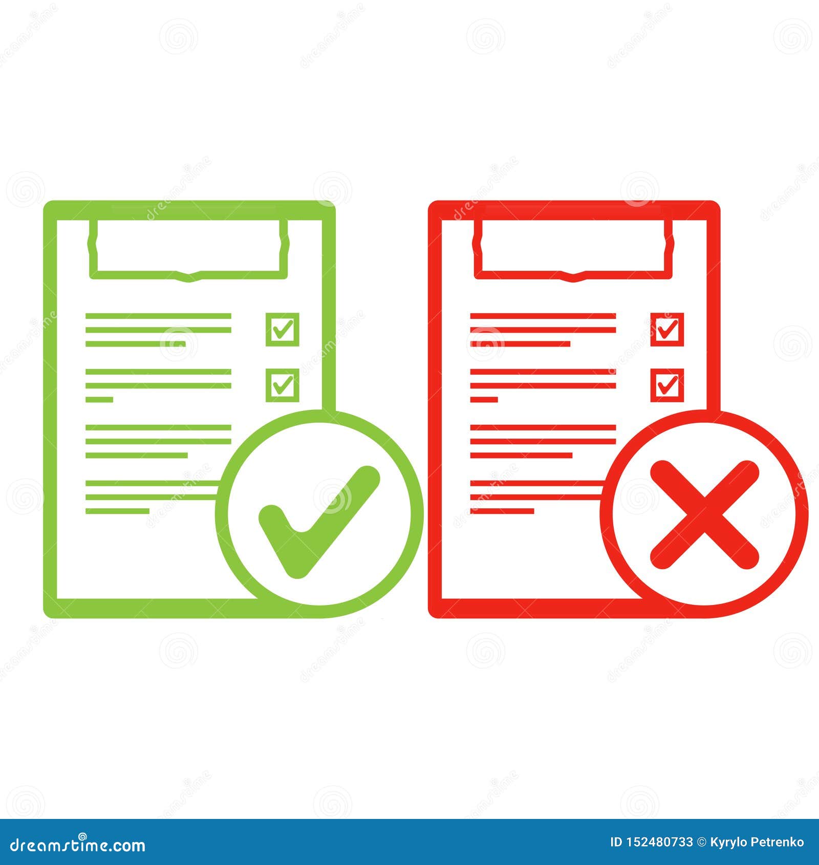 Ticked Items Stock Illustrations – 6 Ticked Items Stock Illustrations ...