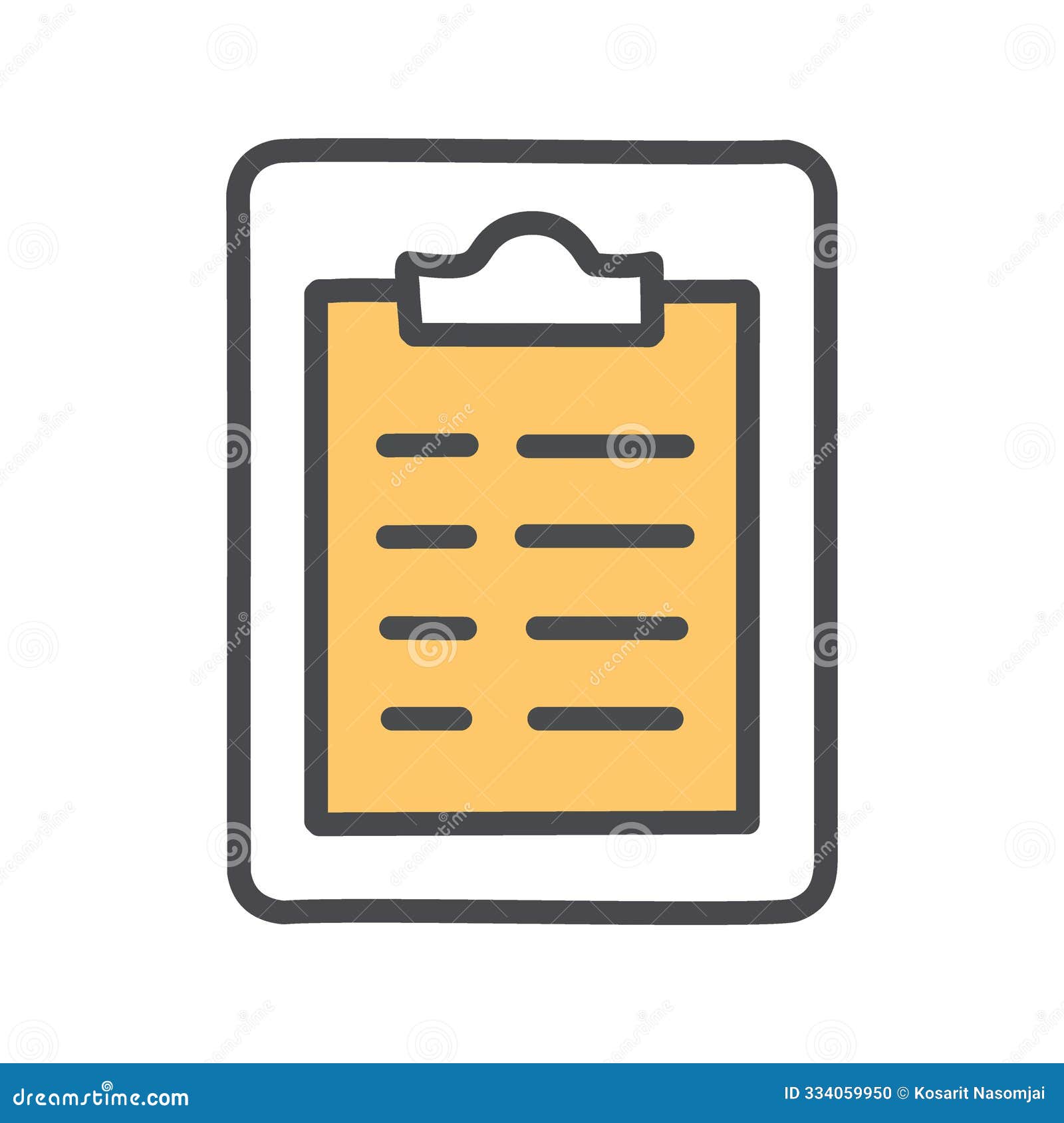 Checklist With Pen. Task Completion Icon. Marked Boxes Symbol. Vector ...