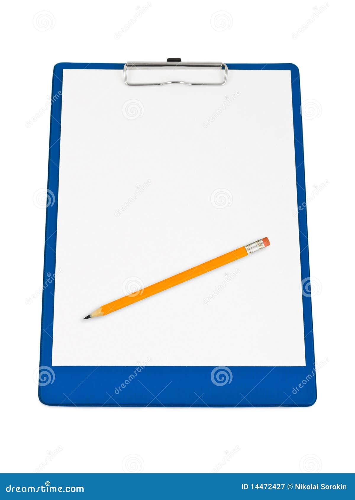 Clipboard And Pencil Clipart