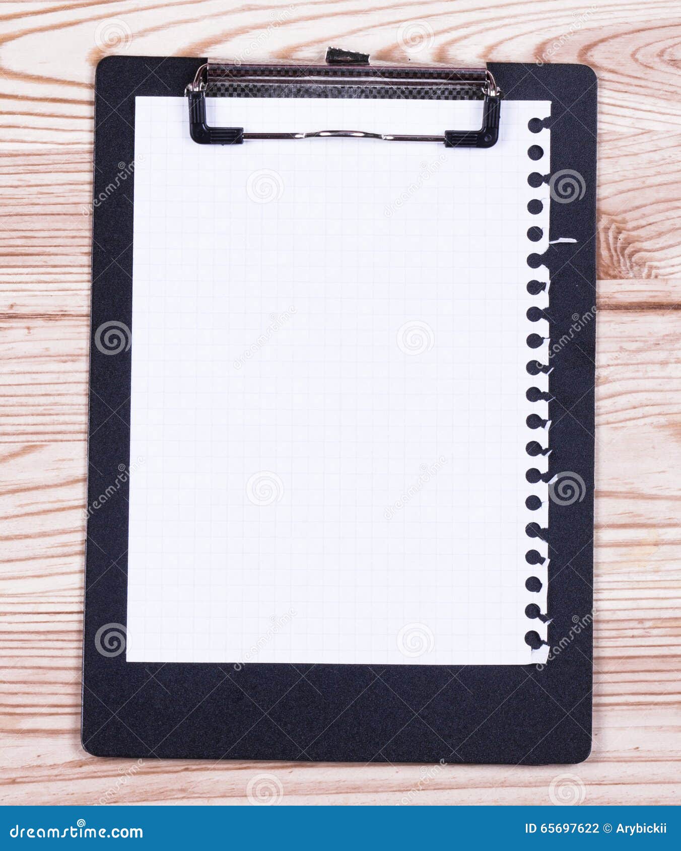 Clipboard with pencil stock photo. Image of paper, binder - 65697622