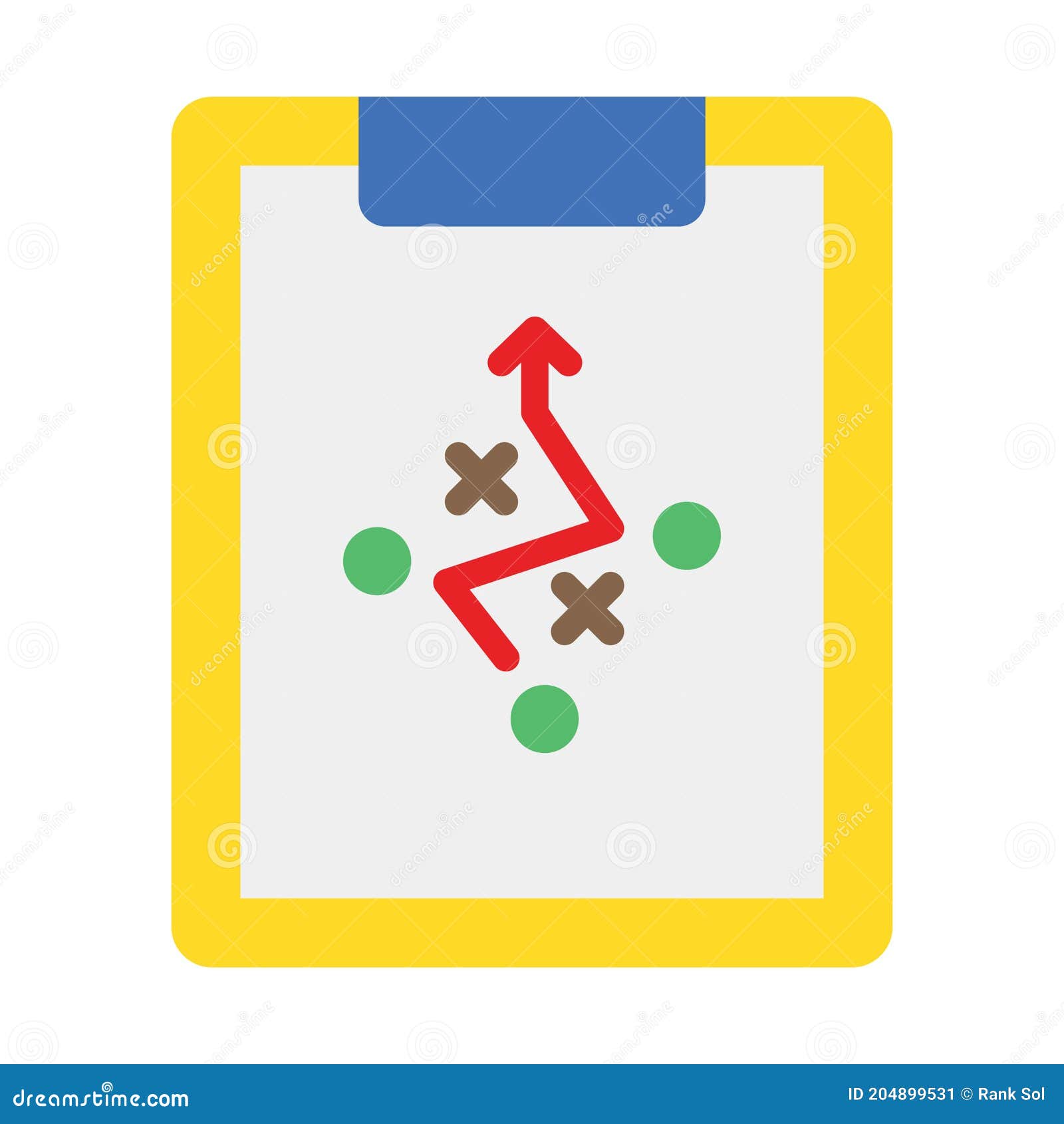 Clipboard Plan Check Mark Illustration Design | CartoonDealer.com #44372805